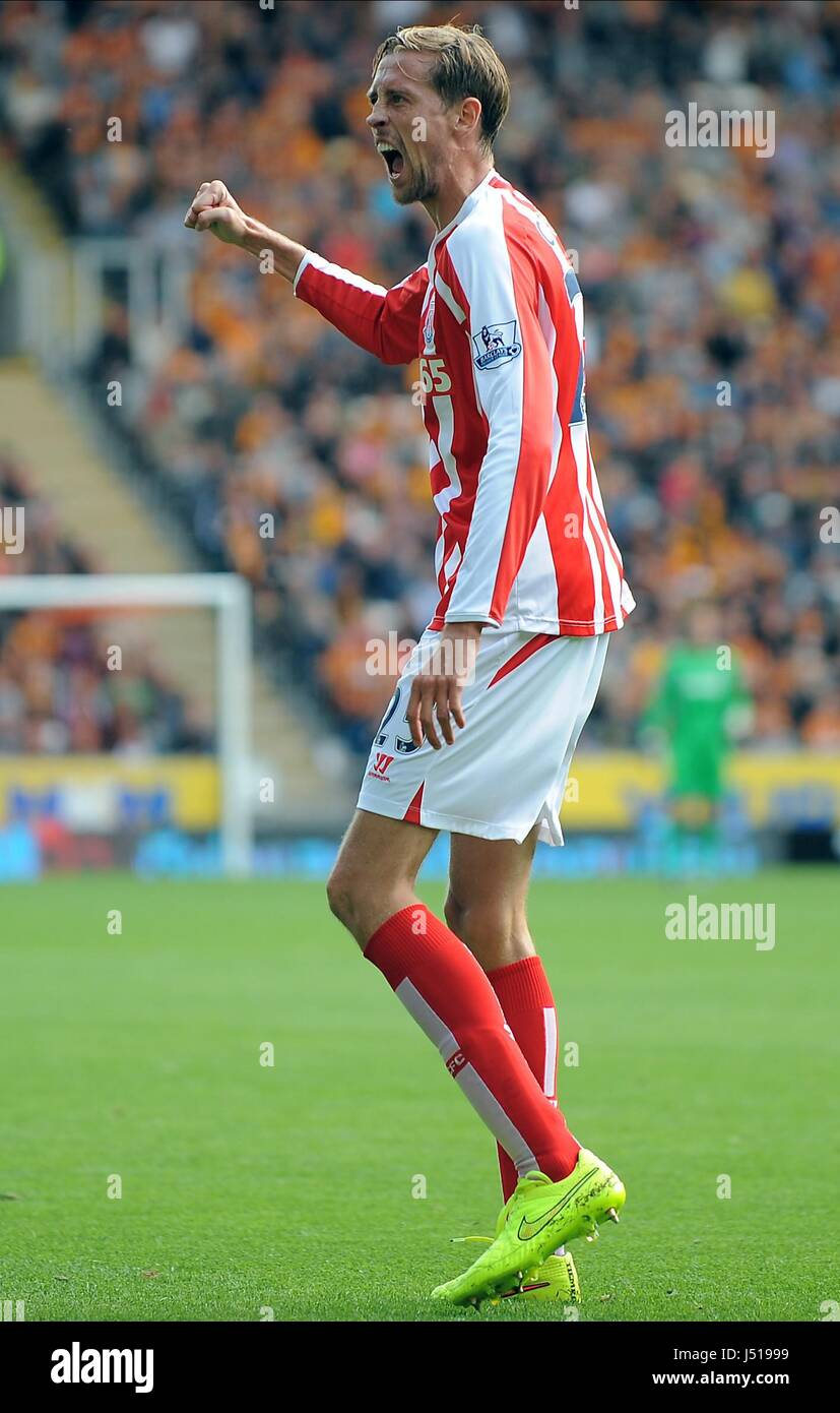 Peter crouch stoke city hi-res stock photography and images - Alamy