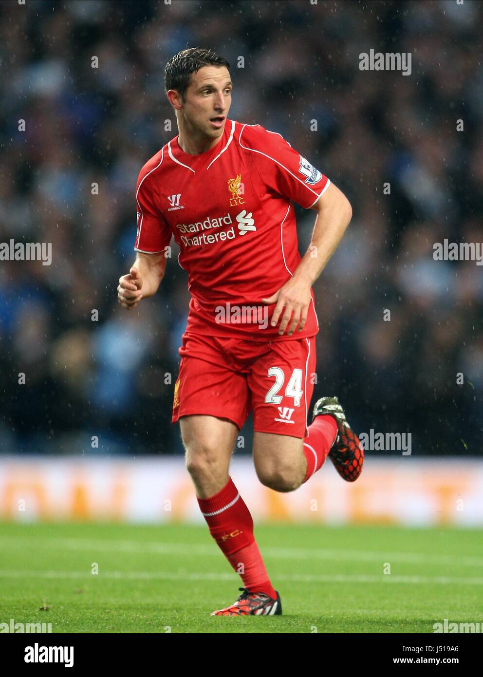 JOE ALLEN LIVERPOOL FC LIVERPOOL FC ETIHAD STADIUM MANCHESTER ENGLAND ...