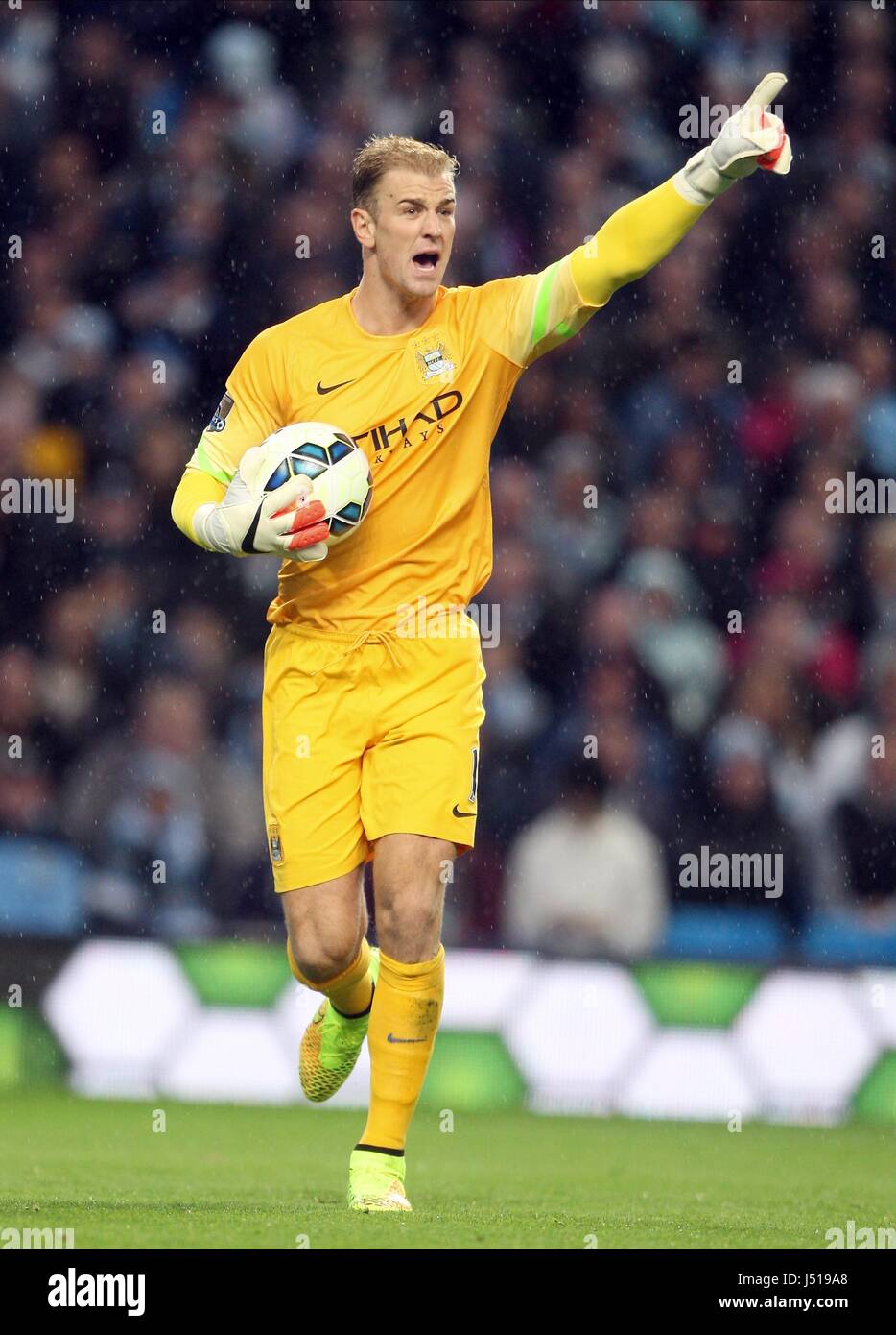 JOE HART MANCHESTER CITY FC MANCHESTER CITY FC ETIHAD STADIUM ...