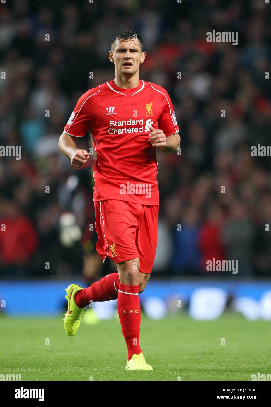 DEJAN LOVREN LIVERPOOL FC LIVERPOOL FC ETIHAD STADIUM MANCHESTER ...