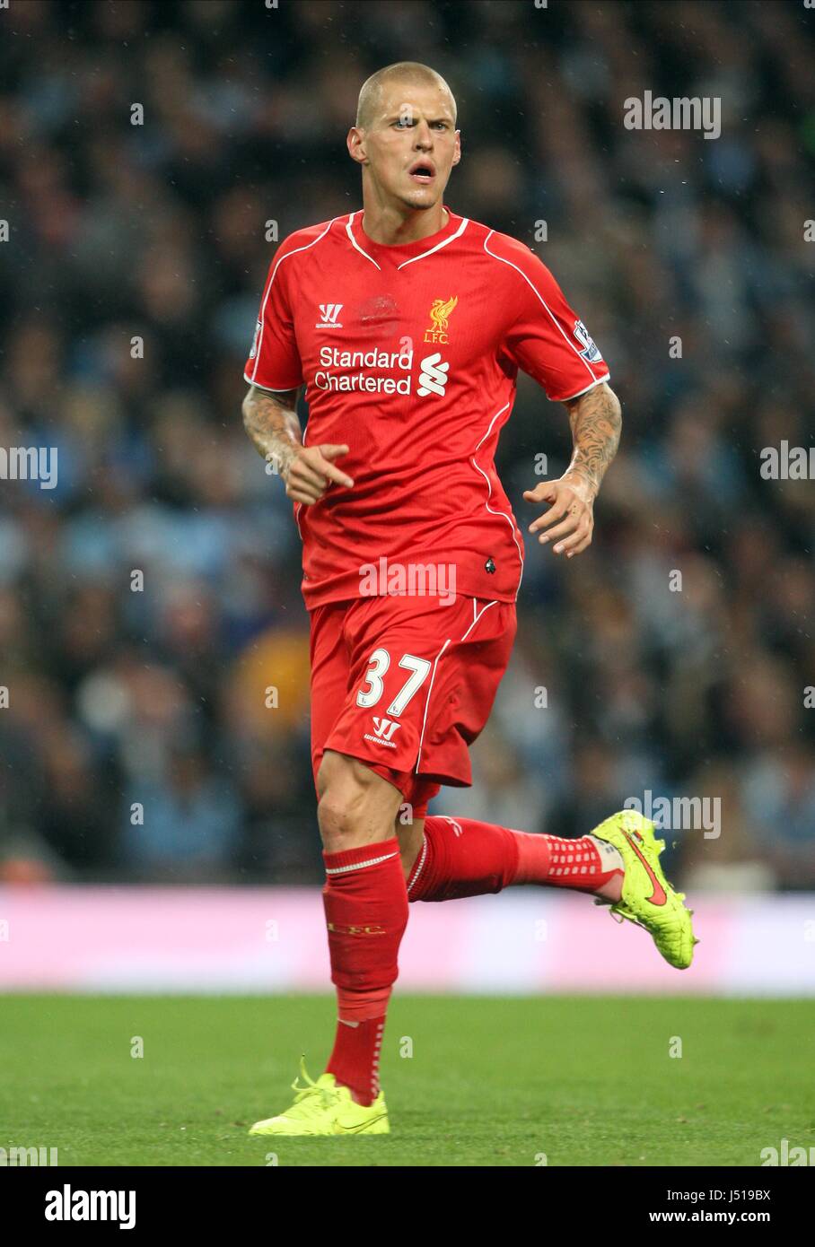 MARTIN SKRTEL LIVERPOOL FC LIVERPOOL FC ETIHAD STADIUM MANCHESTER ...