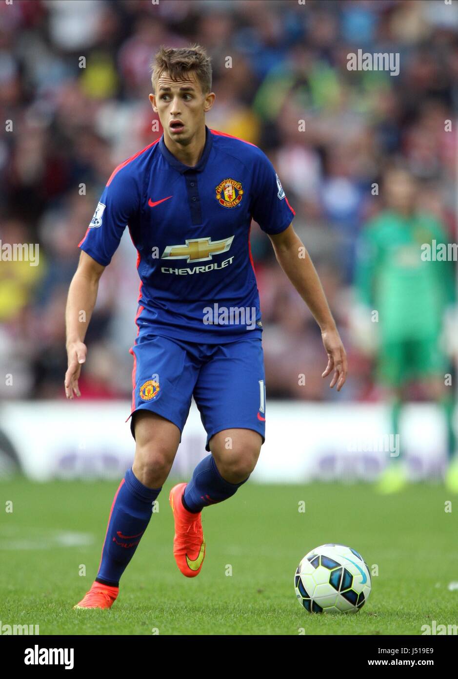 ADNAN JANUZAJ MANCHESTER UNITED FC MANCHESTER UNITED FC STADIUM OF ...