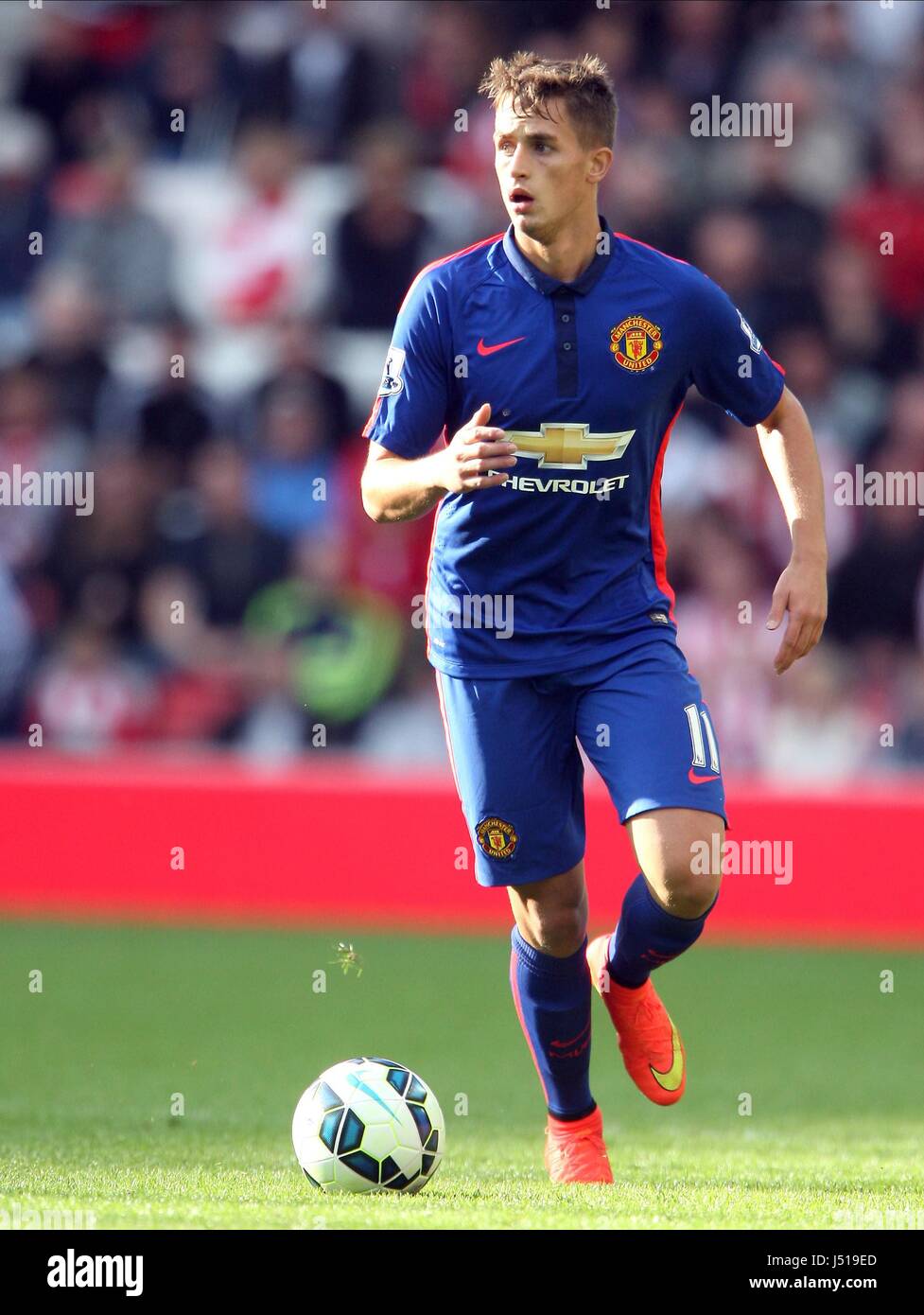 ADNAN JANUZAJ MANCHESTER UNITED FC MANCHESTER UNITED FC STADIUM OF ...