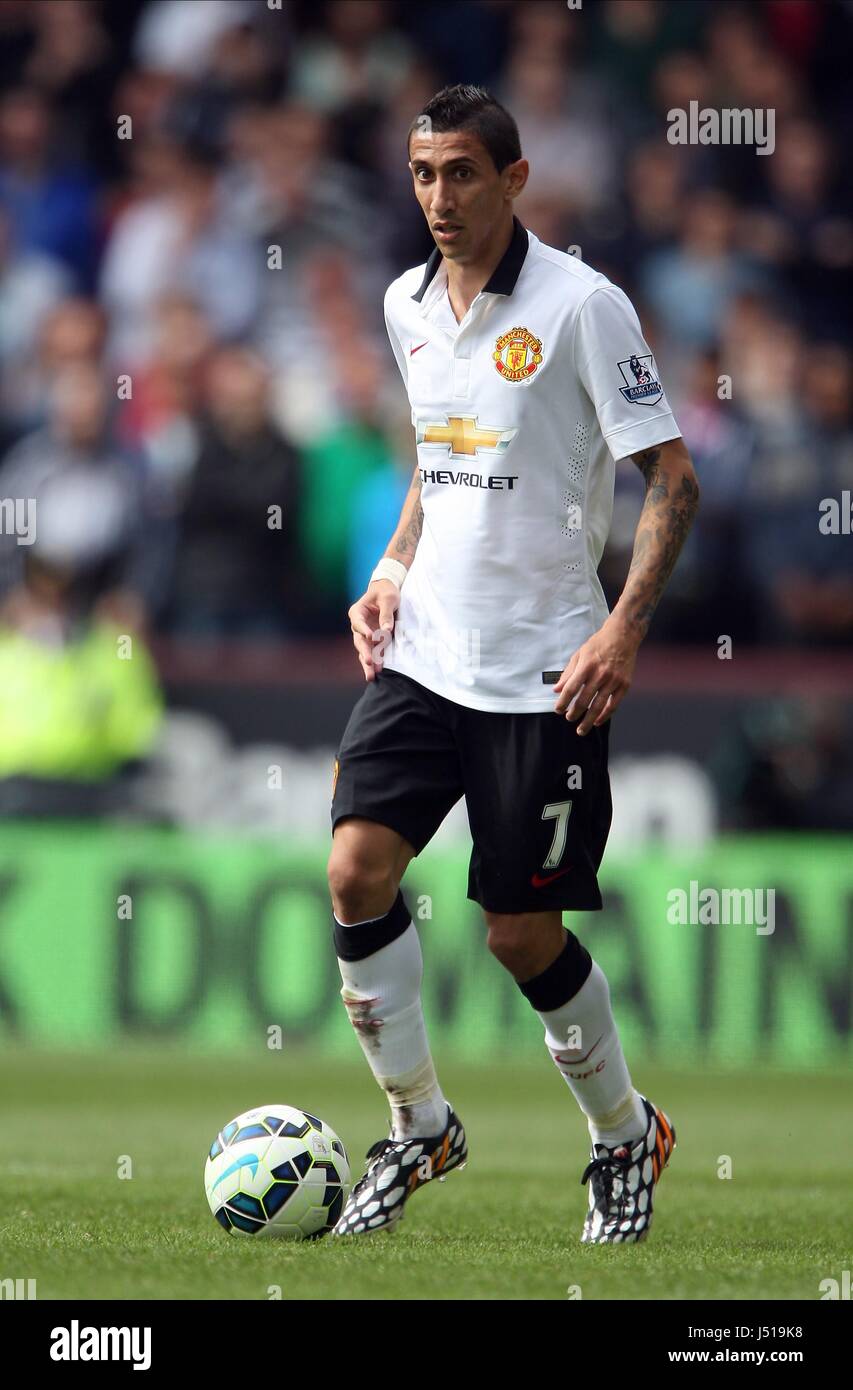 ANGEL DI MARIA MANCHESTER UNITED FC TURF MOOR BURNLEY ENGLAND 30 August ...