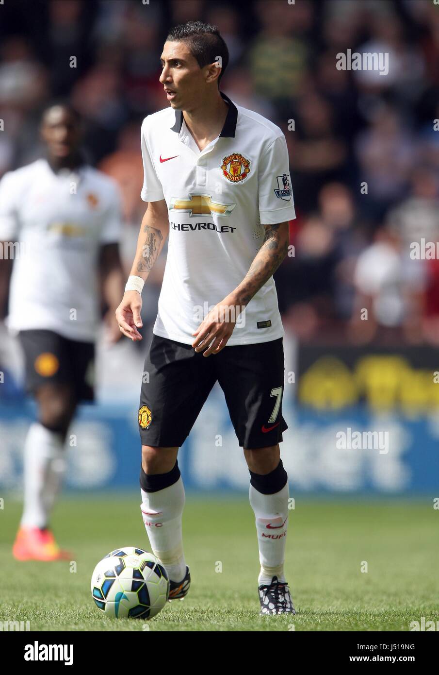 ANGEL DI MARIA MANCHESTER UNITED FC MANCHESTER UNITED FC TURF MOOR ...