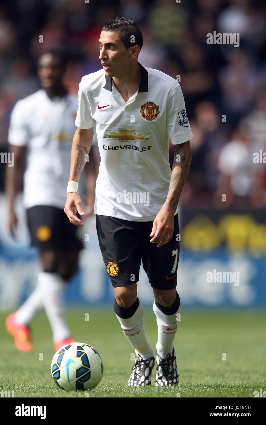 ANGEL DI MARIA MANCHESTER UNITED FC MANCHESTER UNITED FC TURF MOOR ...