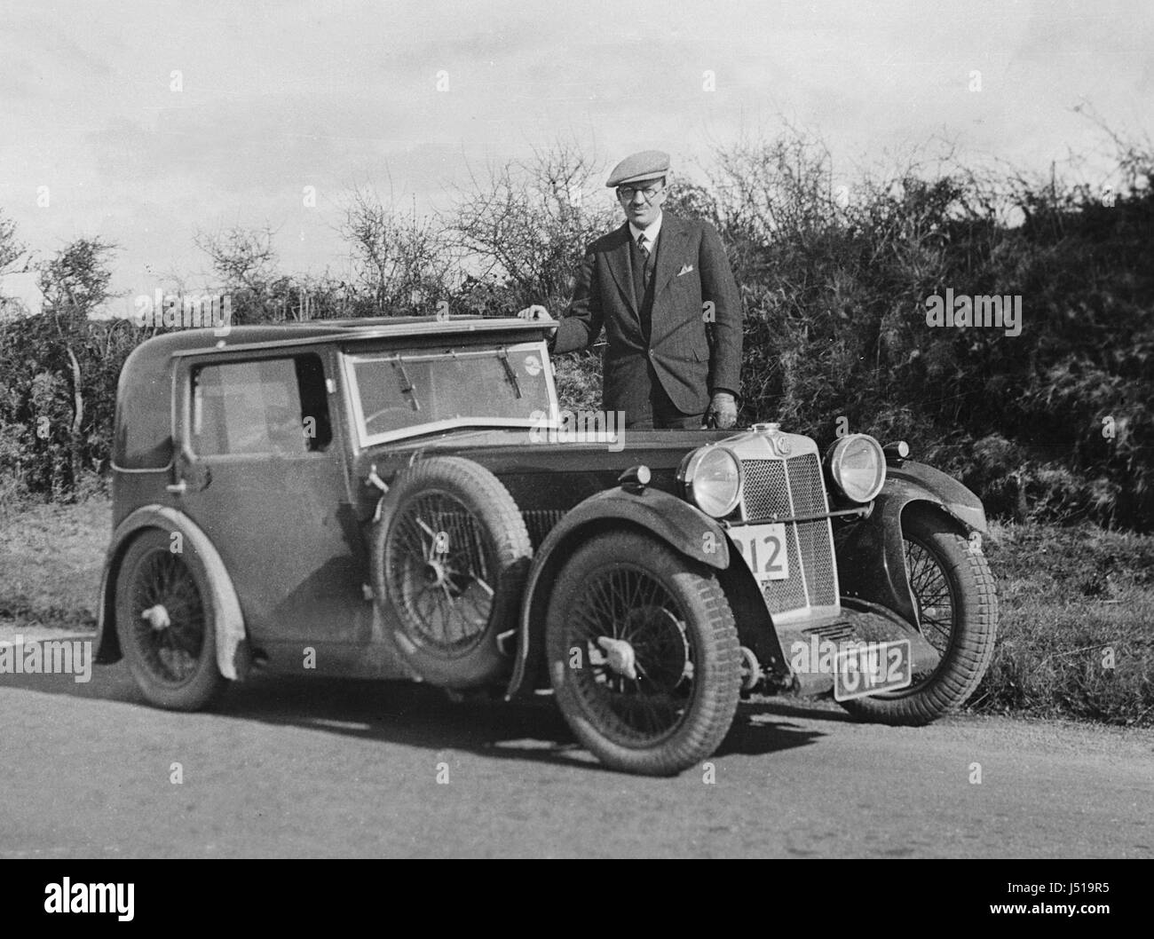 1932 MG Magna F type salonette Stock Photo - Alamy