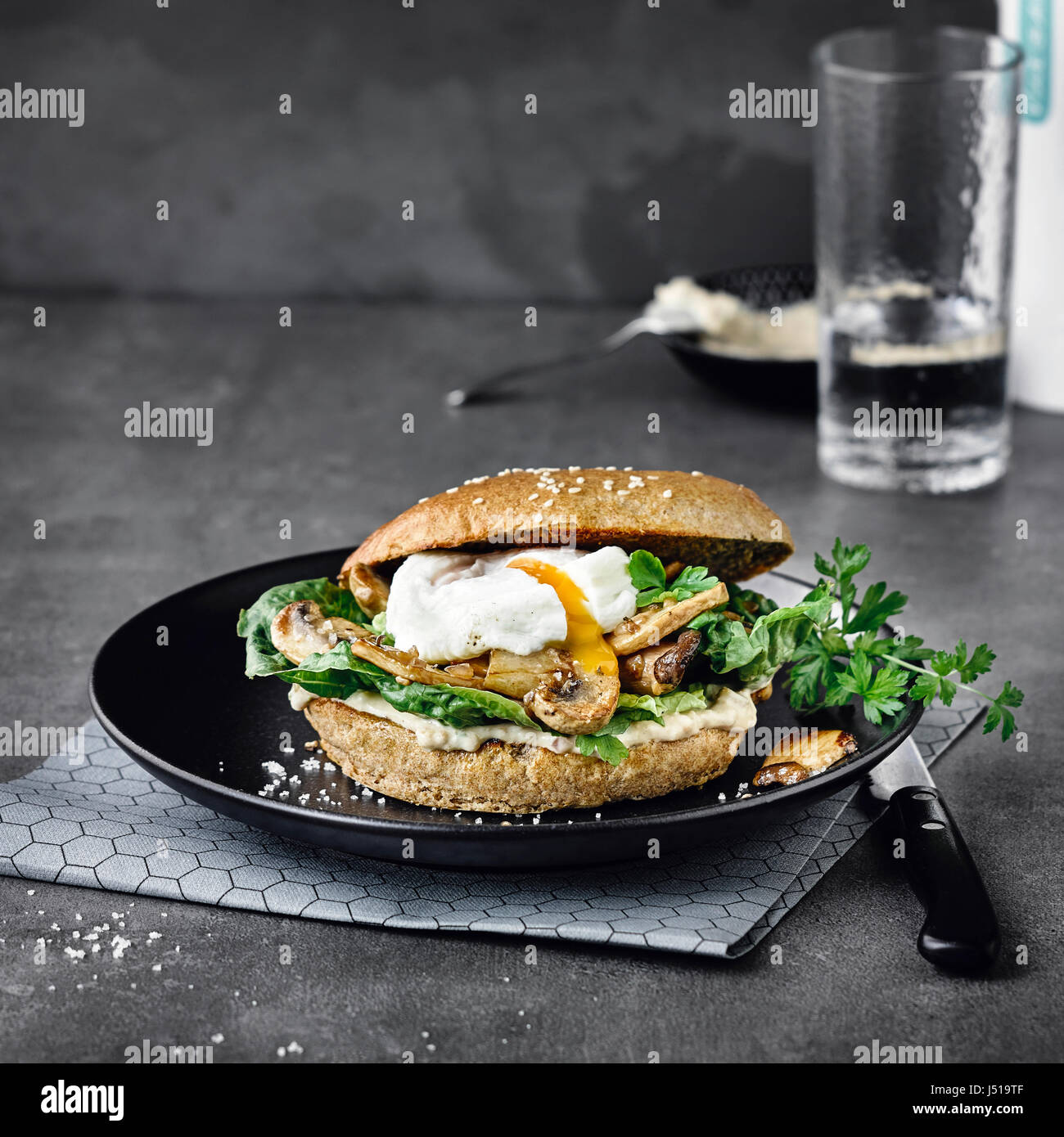 Burger king chicken burger hi-res stock photography and images - Alamy