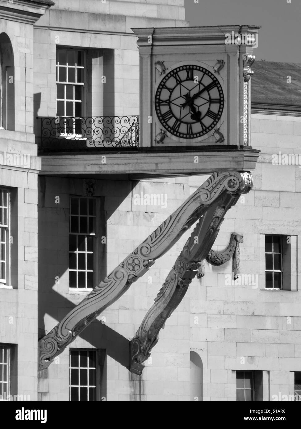 ornate victorian clock on leeds civic hall - town hall Stock Photo - Alamy