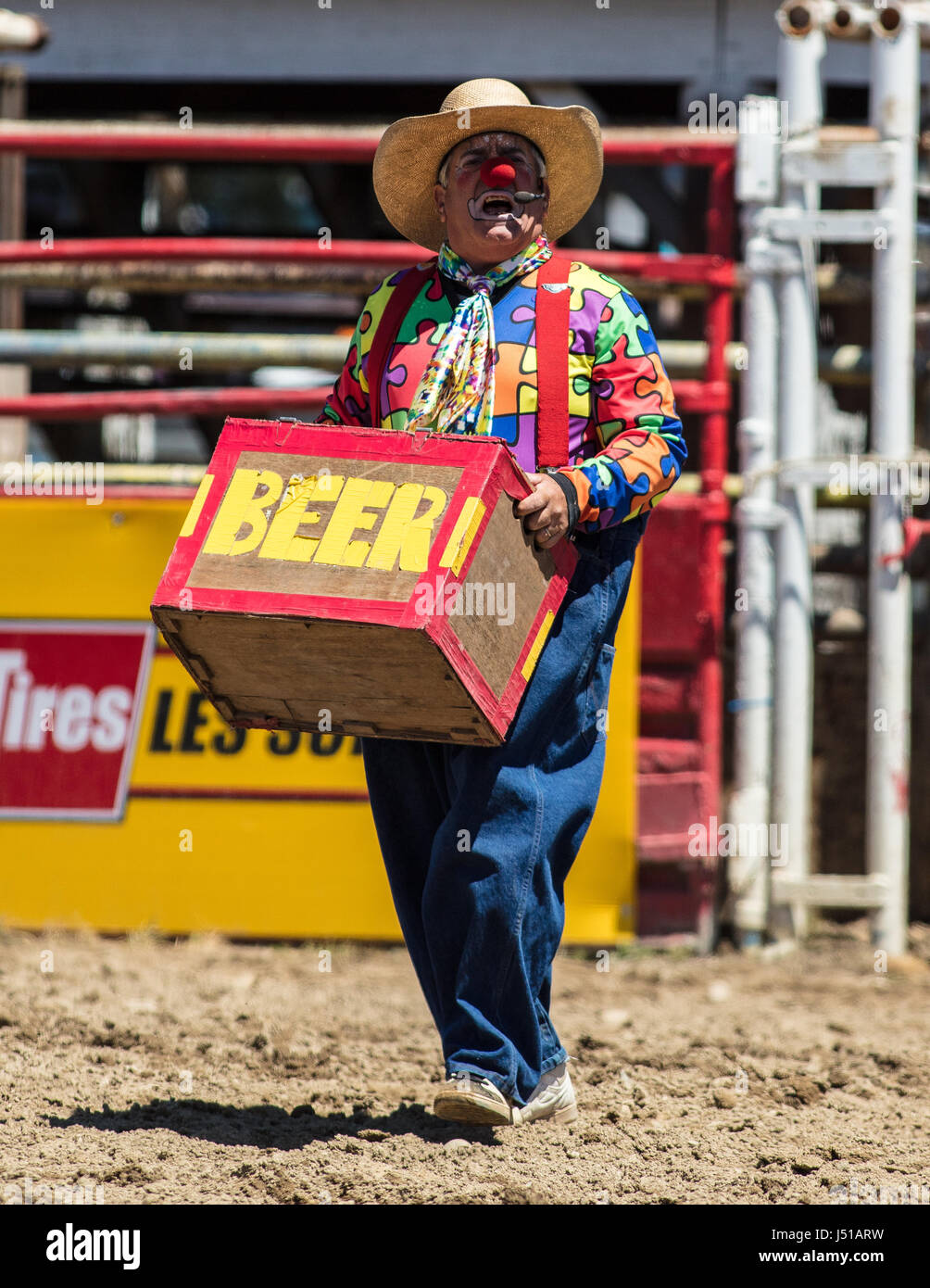 Rodeo clown hi-res stock photography and images - Alamy