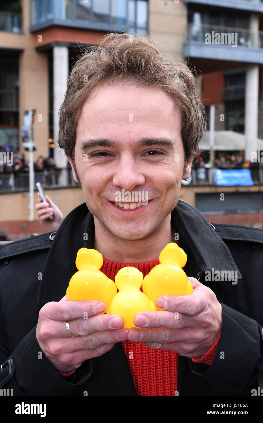 Coronation Street actor Jack P. Shepherd takes a quick break from ...