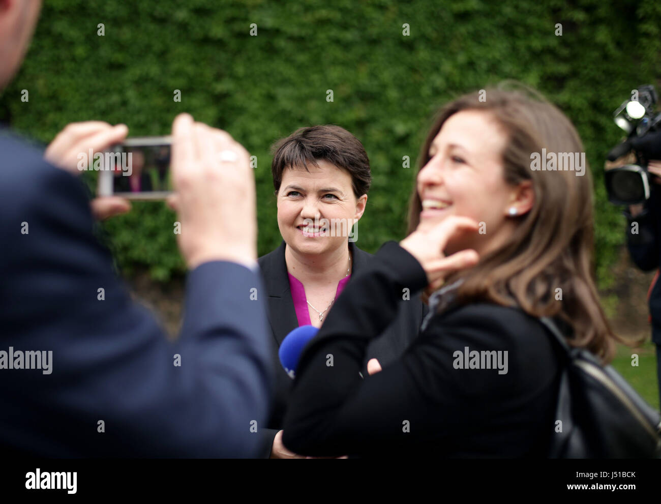 Scottish conservative party leader ruth davidson on college green hi ...