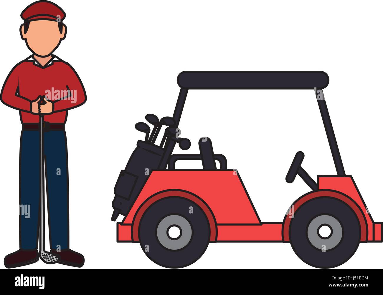 Golf driver cap Stock Vector Images - Alamy