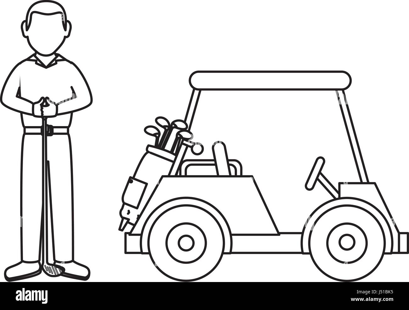 Golf driver cap Stock Vector Images - Alamy