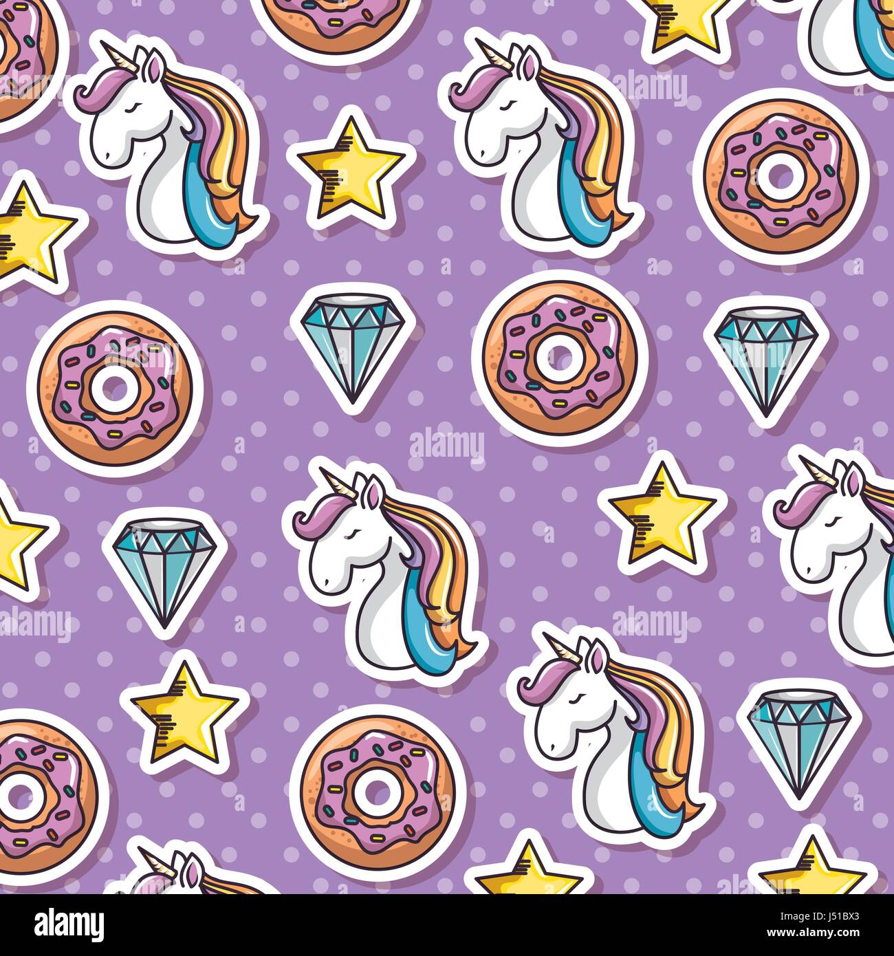 Cute unicorn design Stock Vector Image & Art - Alamy