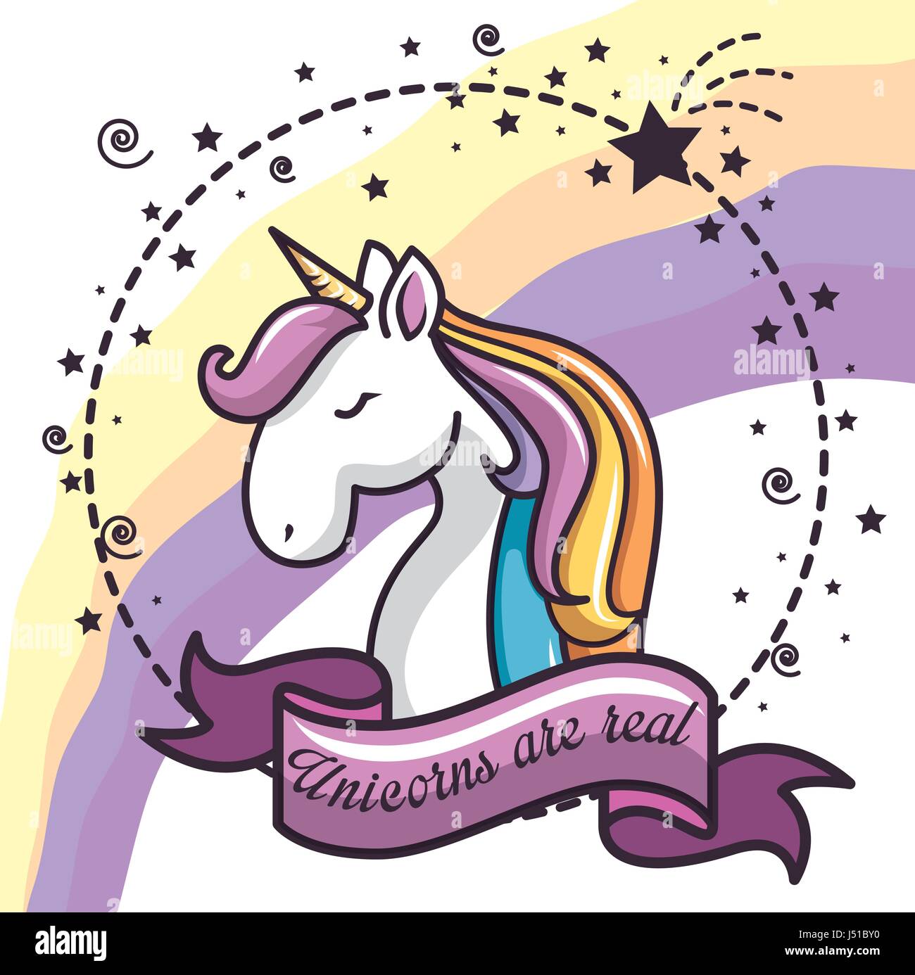 Cute unicorn design Stock Vector Image & Art - Alamy