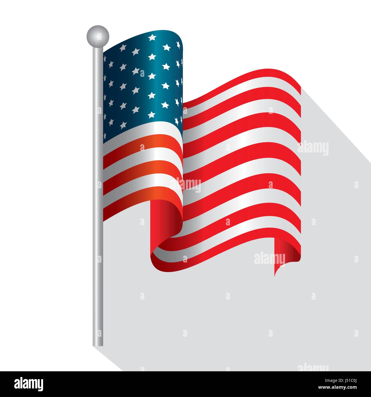 USA flag design Stock Vector Image & Art - Alamy