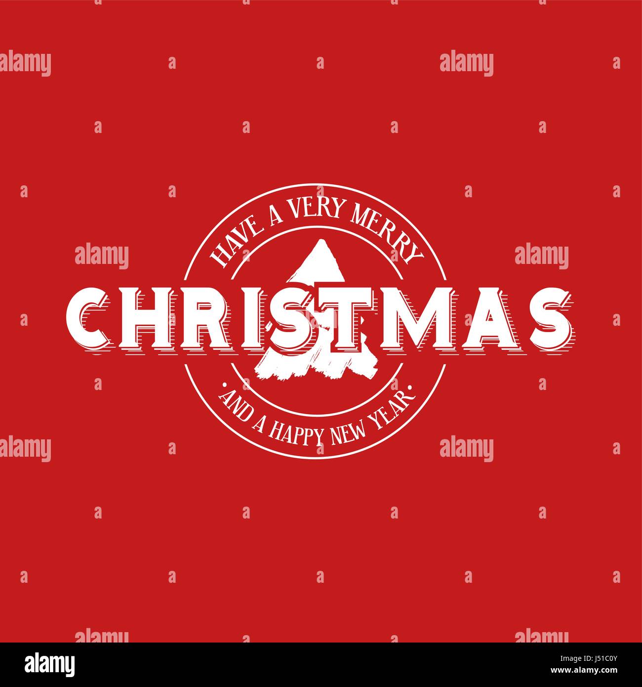 Happy christmas vector vectors hi-res stock photography and images - Alamy