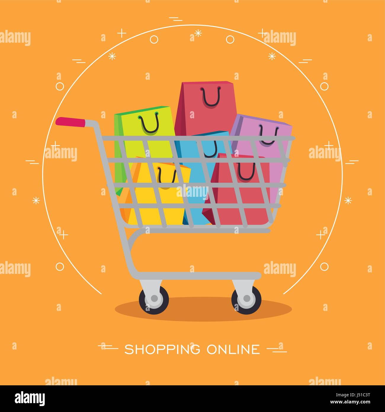 Shopping cart design Stock Vector Image & Art - Alamy