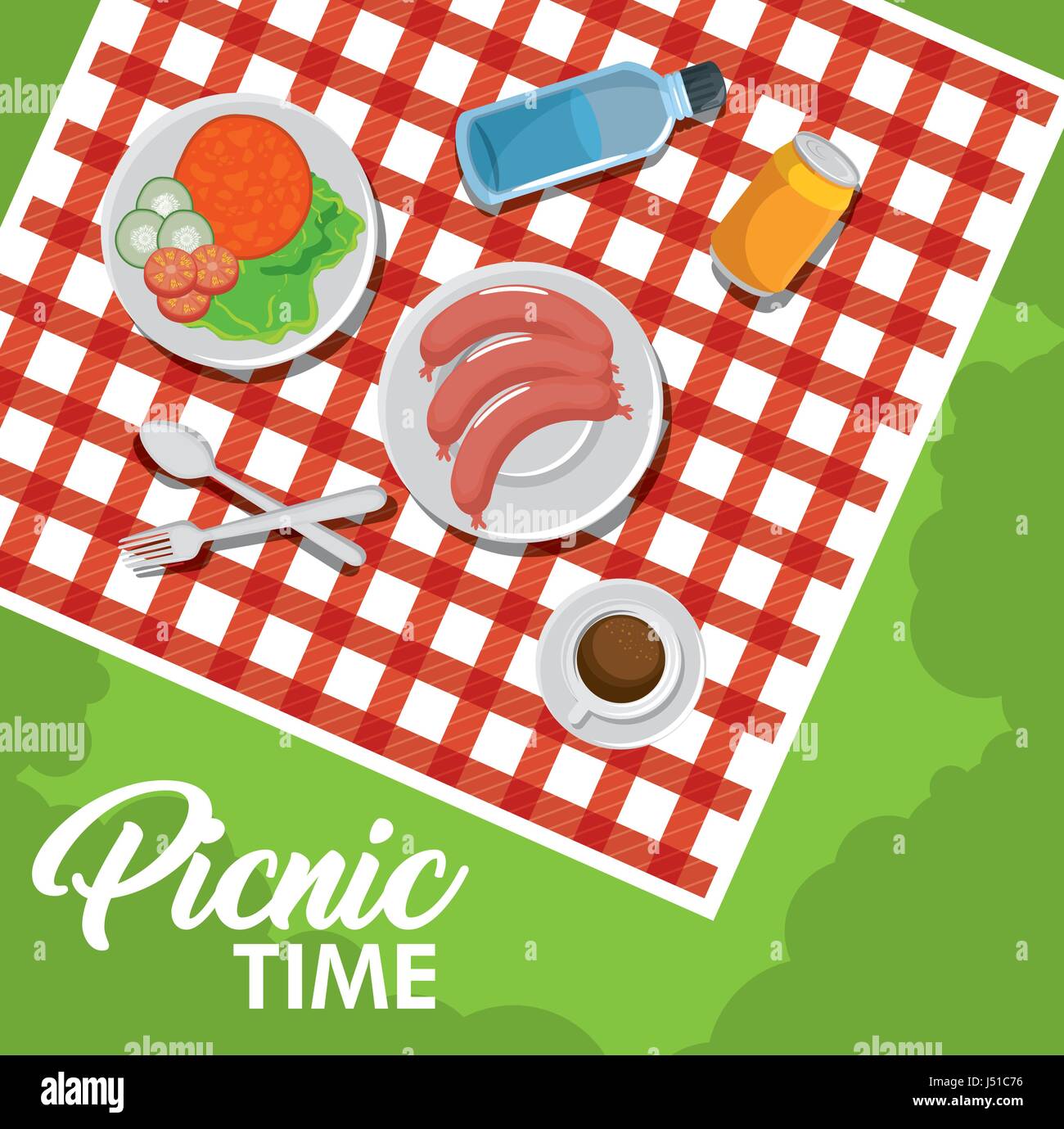 Picnic time design Stock Vector Image & Art - Alamy