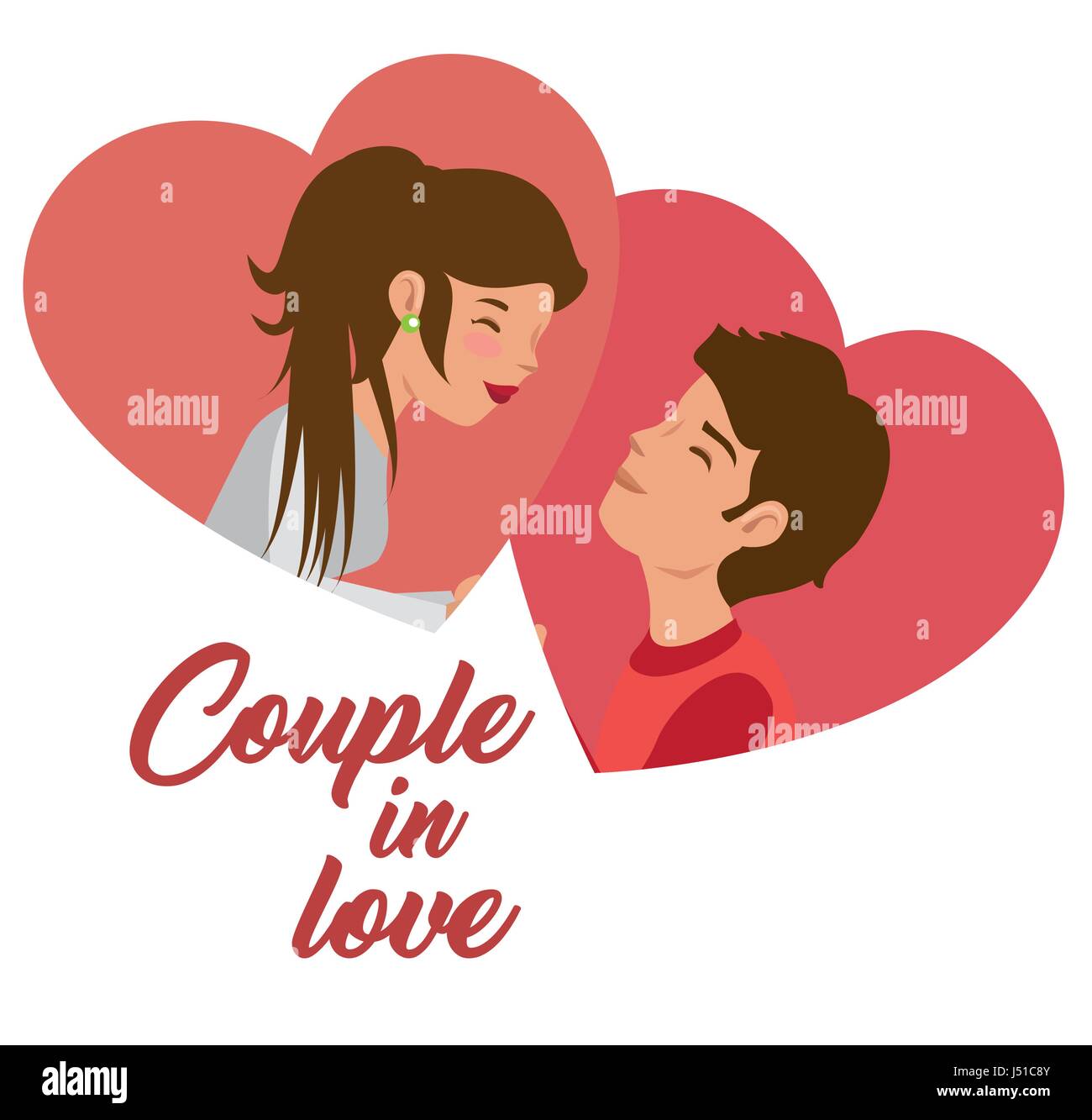 Couple in love design Stock Vector Image & Art - Alamy