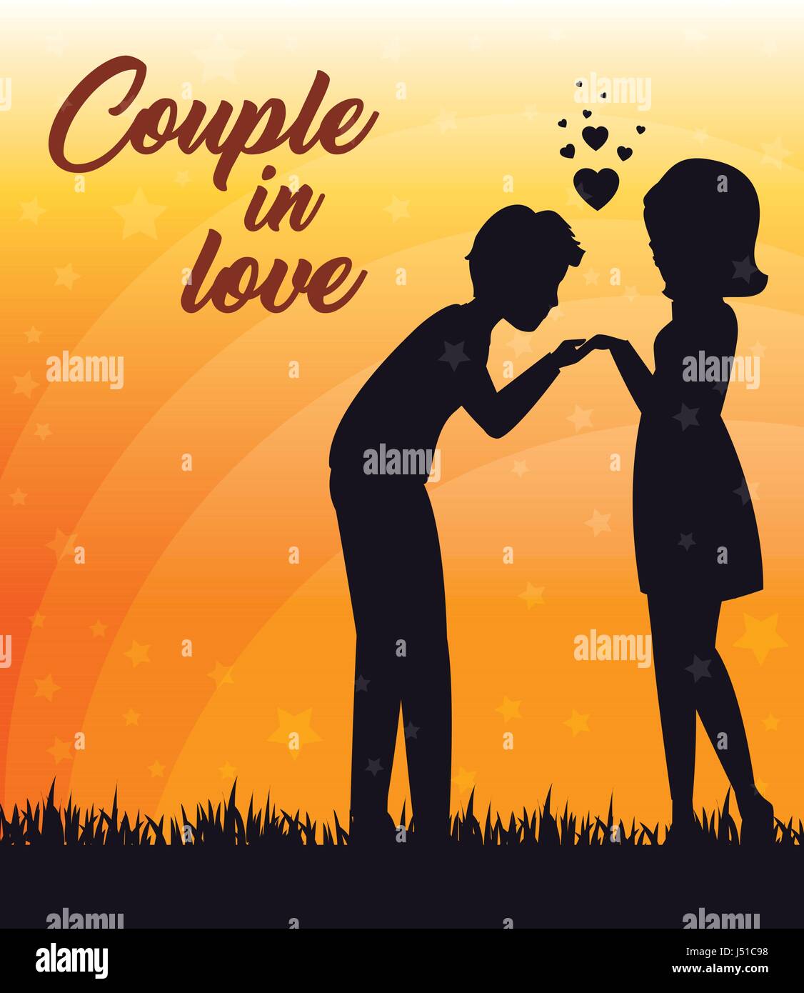 Couple in love design Stock Vector Image & Art - Alamy