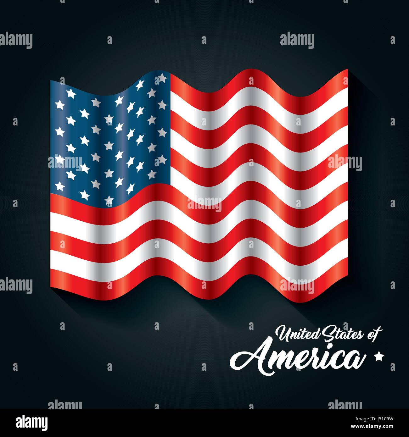 American flag design Stock Vector Image & Art - Alamy