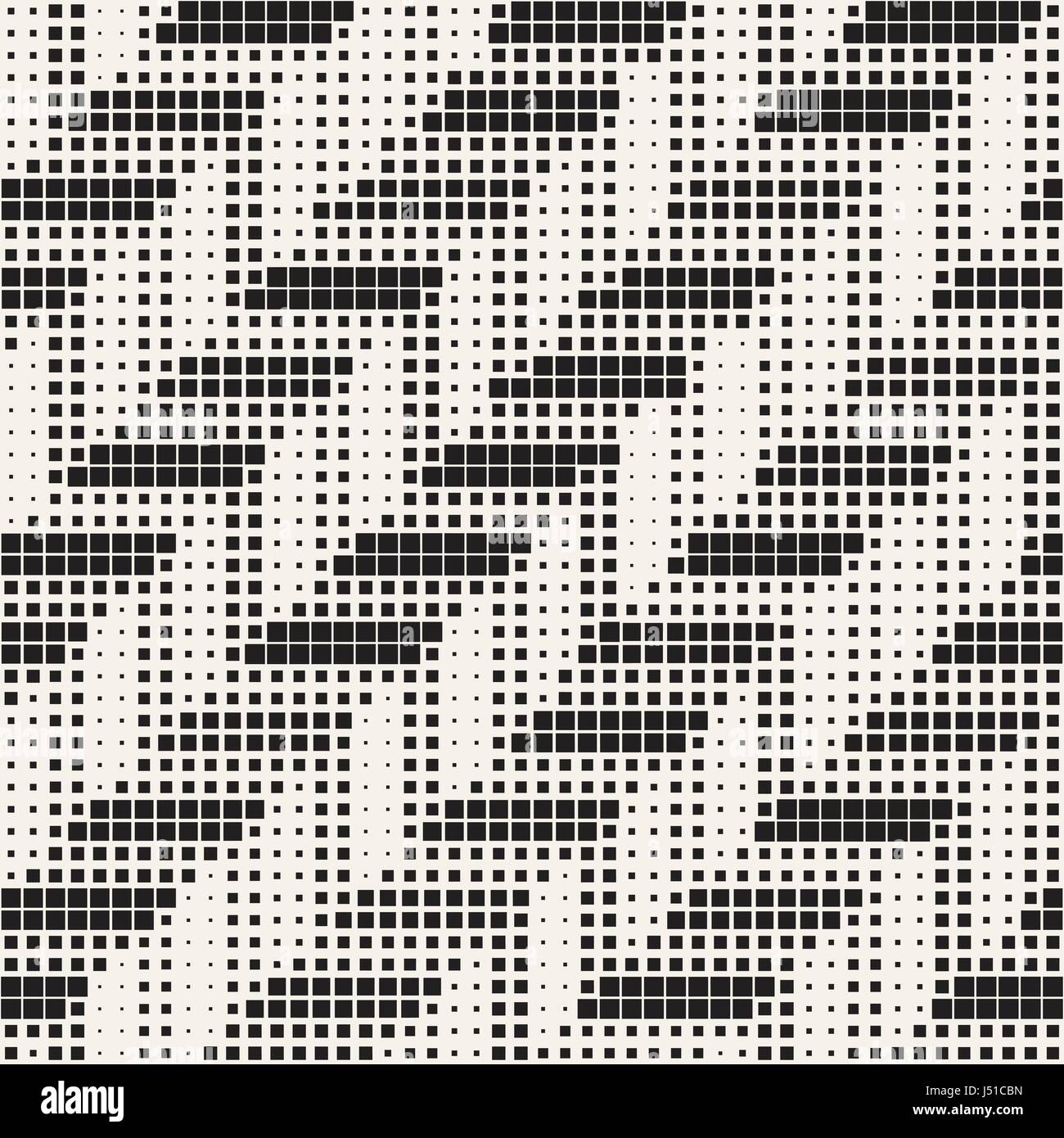 Seamless Irregular Geometric Pattern. Abstract Black and White Modern ...