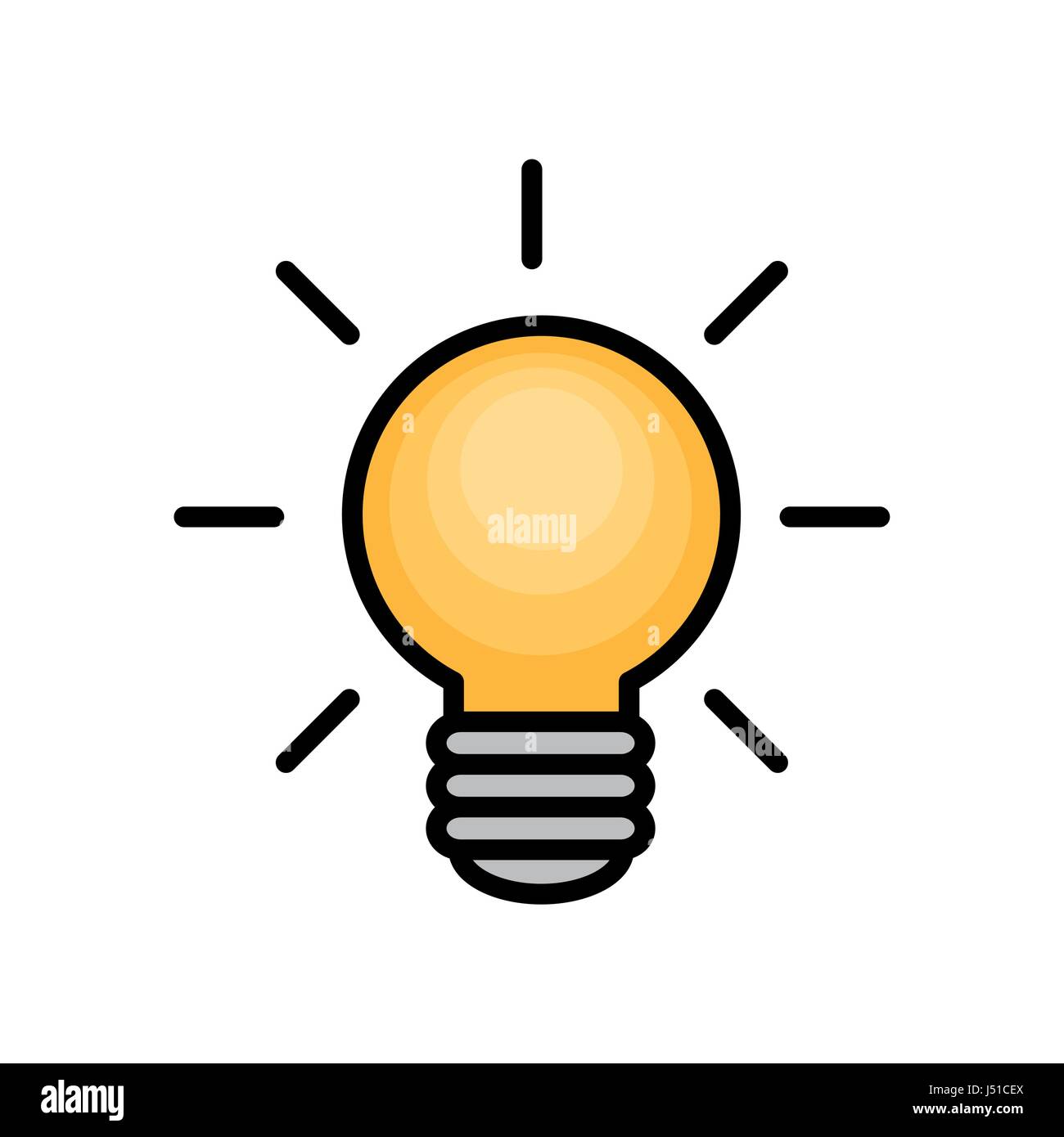 Light bulb design Stock Vector Image & Art - Alamy