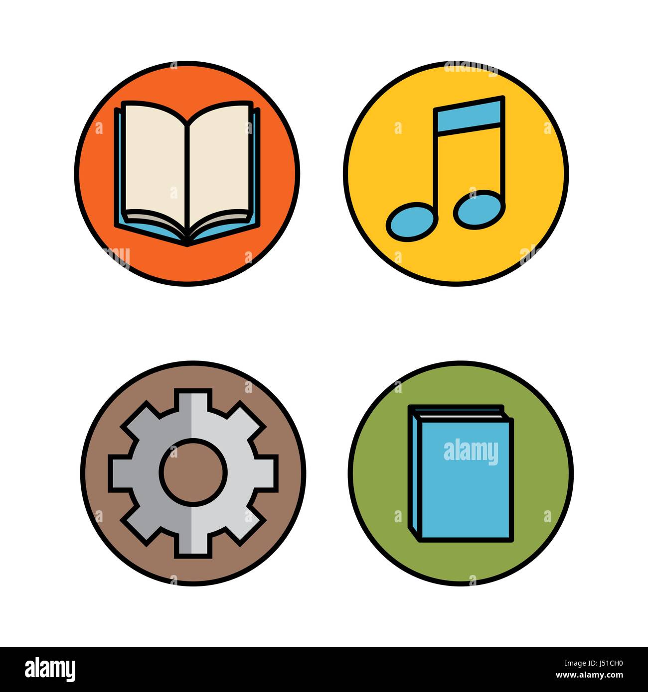 Objects icon set Stock Vector Image & Art - Alamy
