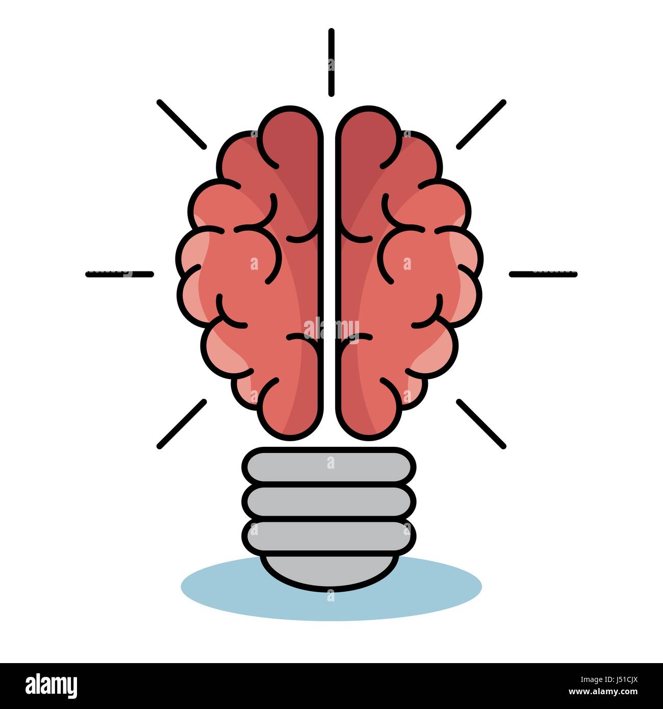 Brain processes design Stock Vector Image & Art - Alamy