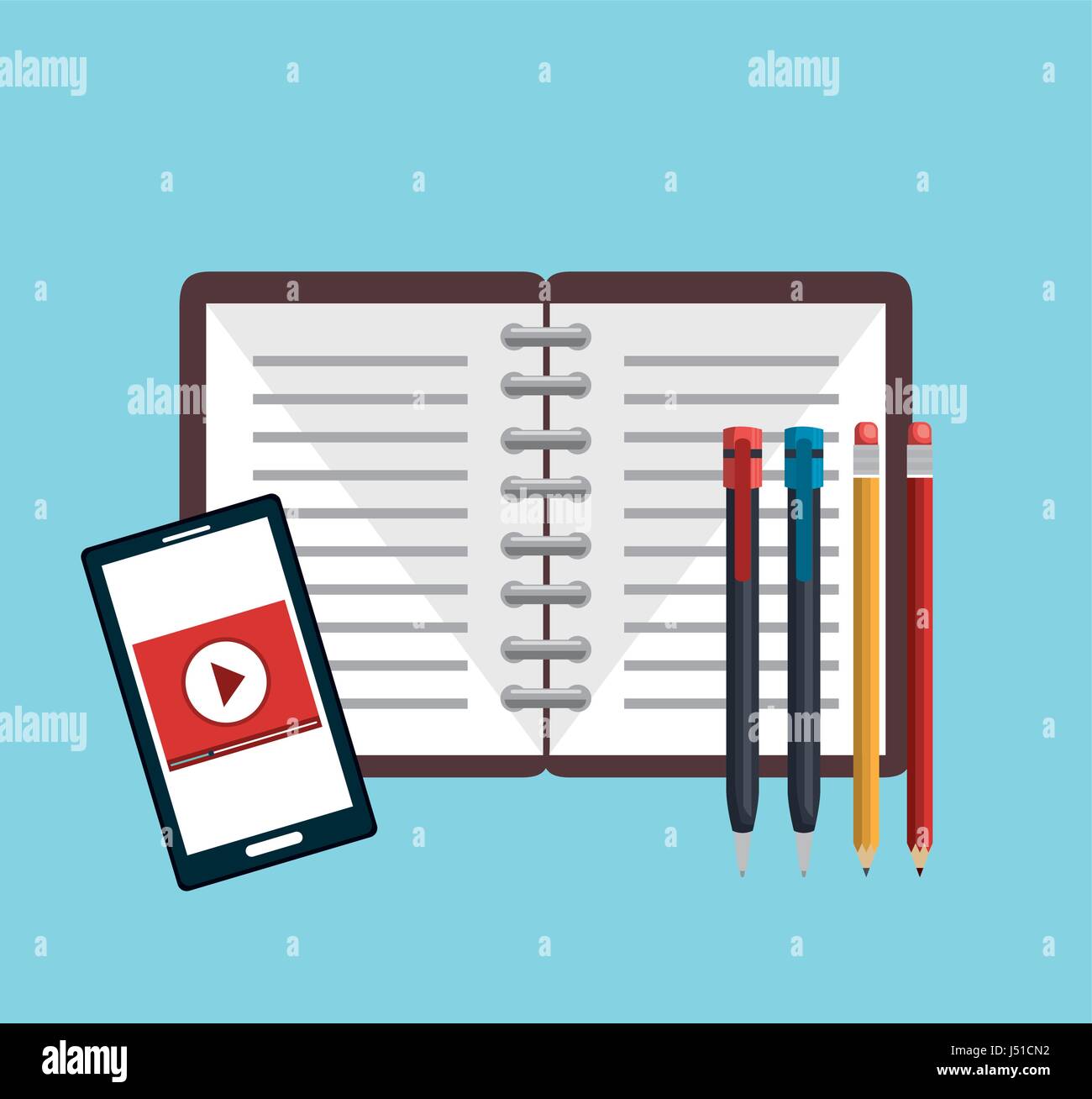 Study notebook design Stock Vector Image & Art - Alamy