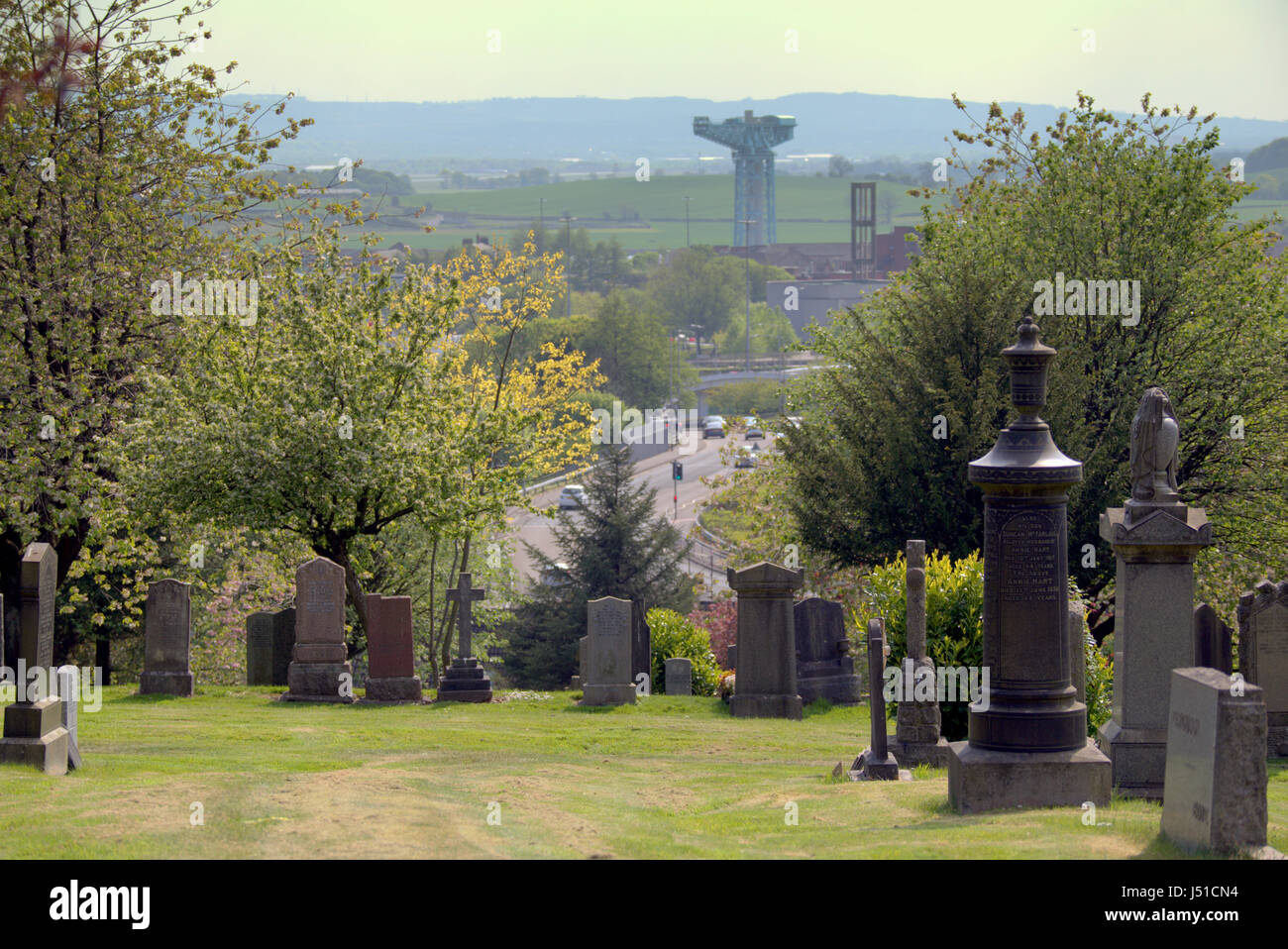 Dalnottar cemetery hi-res stock photography and images - Alamy
