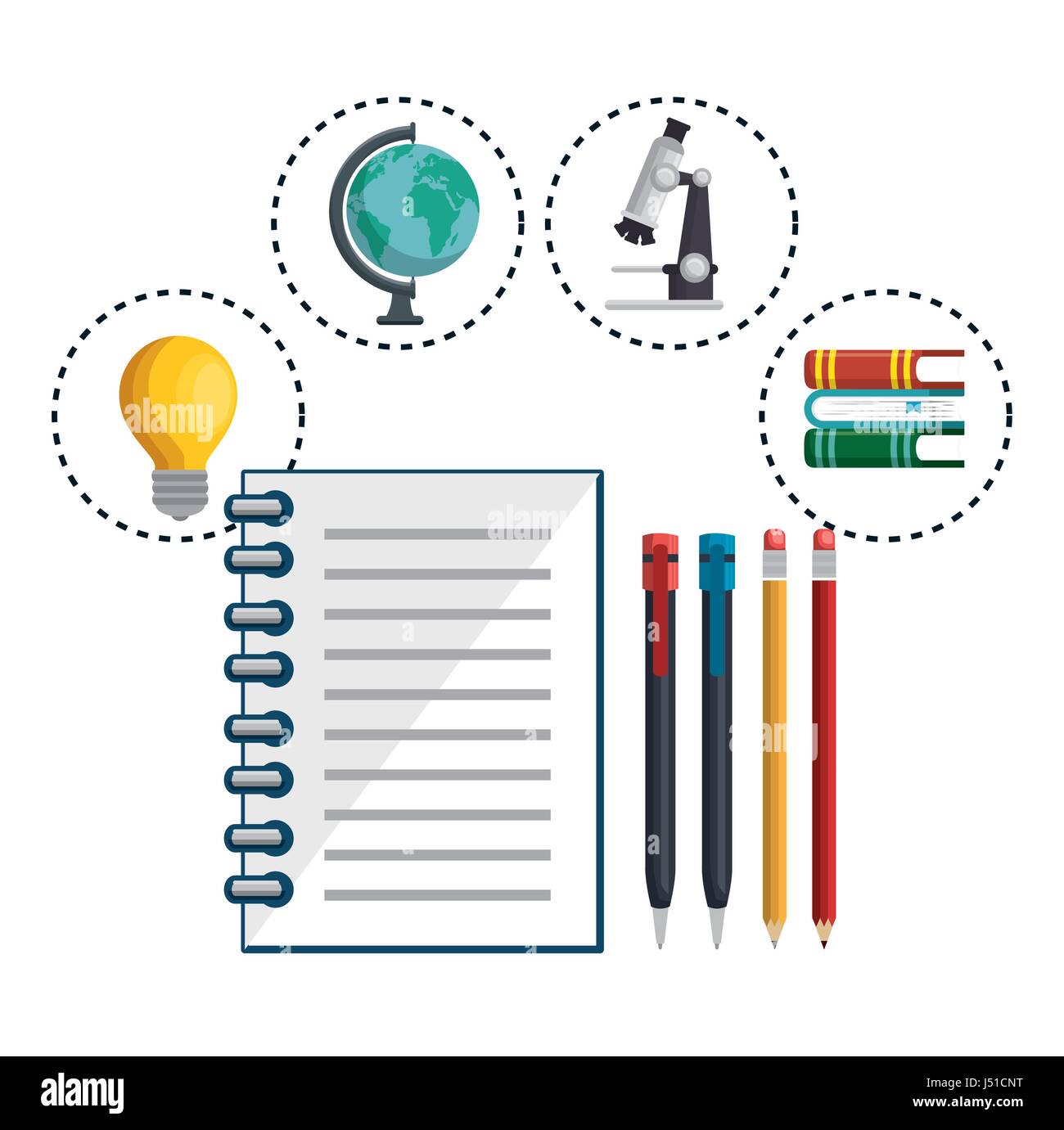 Study books design Stock Vector Image & Art - Alamy