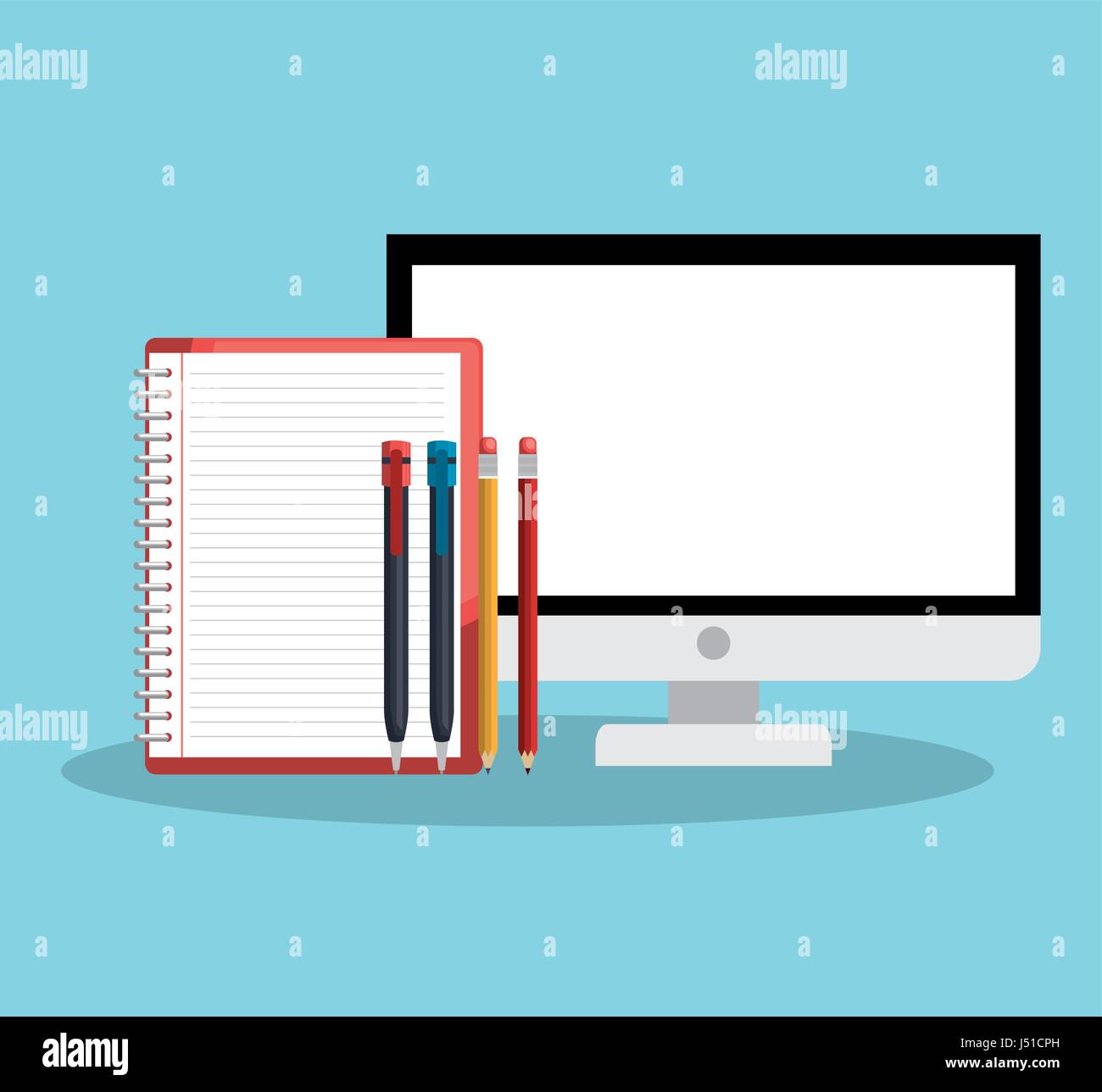 Screen and notebook design Stock Vector Image & Art - Alamy