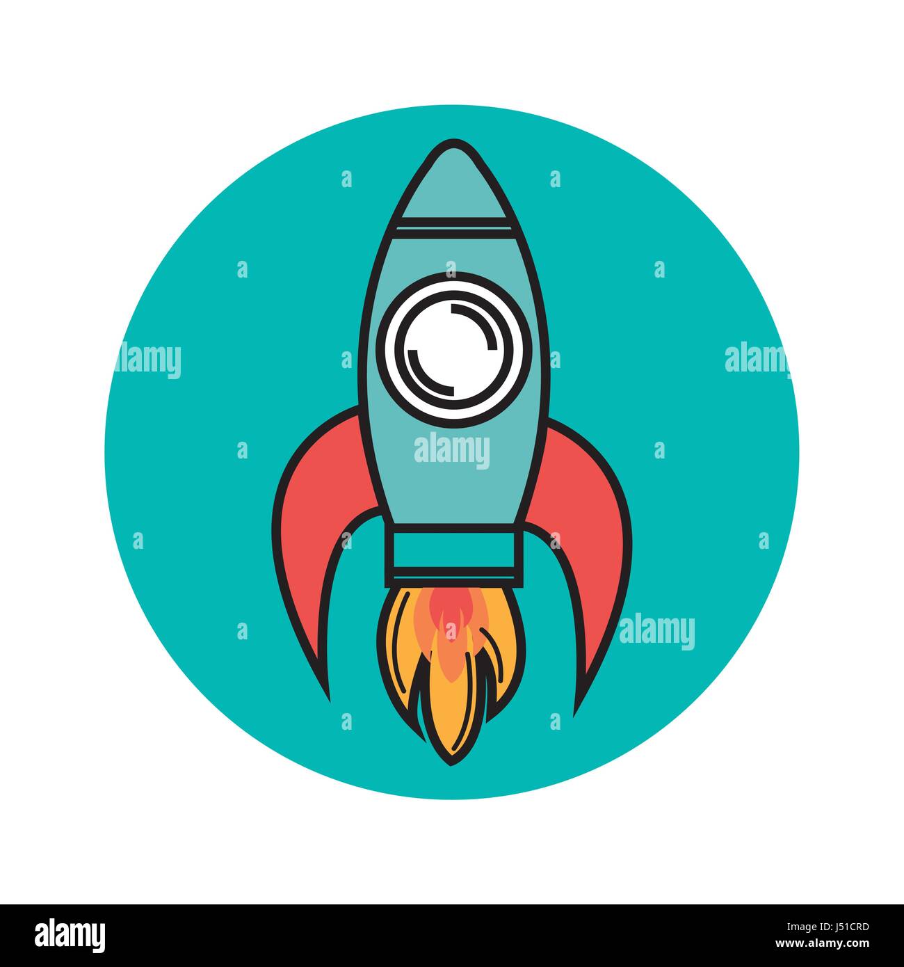 Colorful skyrocket design Stock Vector Image & Art - Alamy