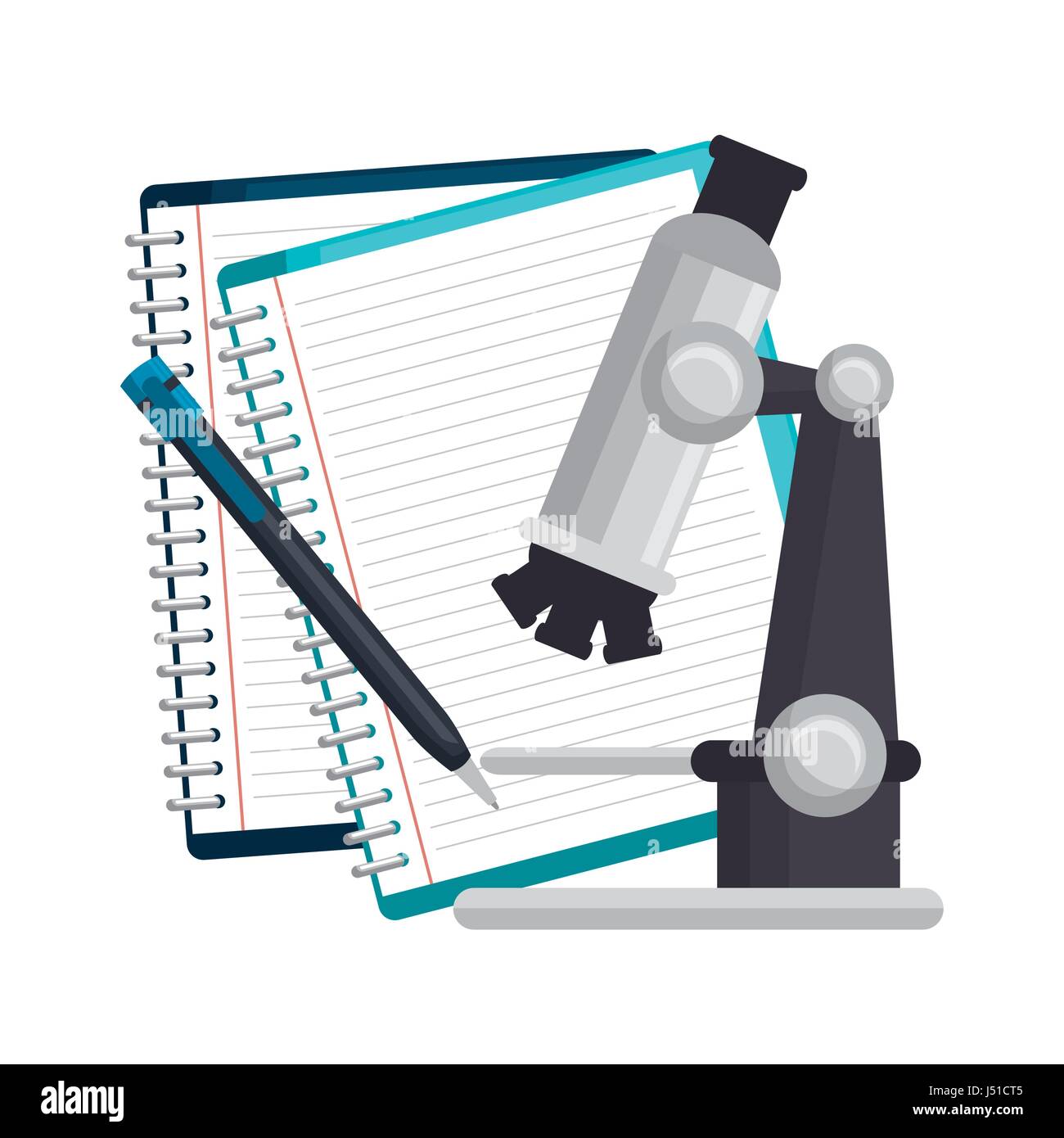 Writing books notebooks Stock Vector Images - Alamy