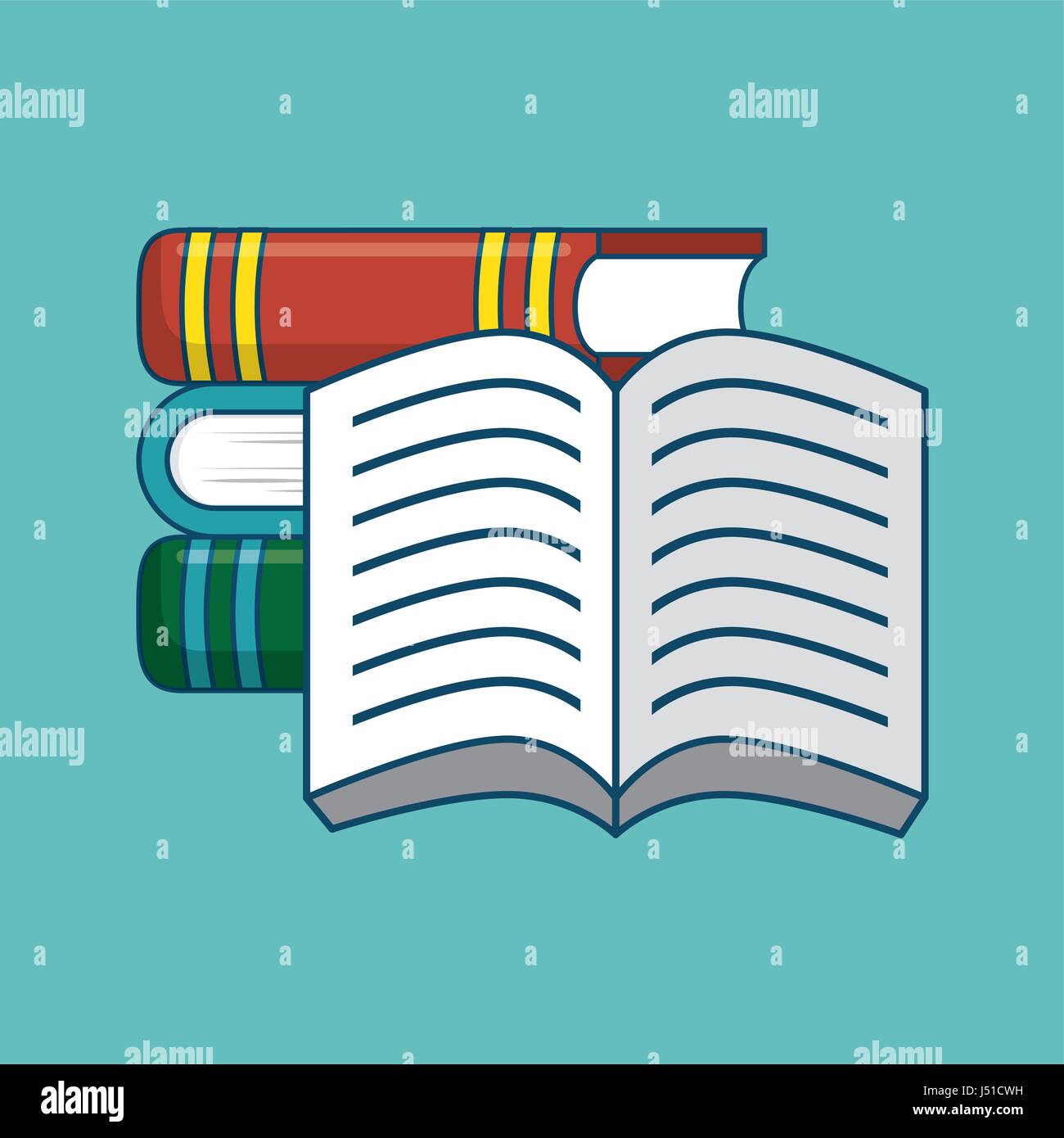 Study books design Stock Vector Image & Art - Alamy