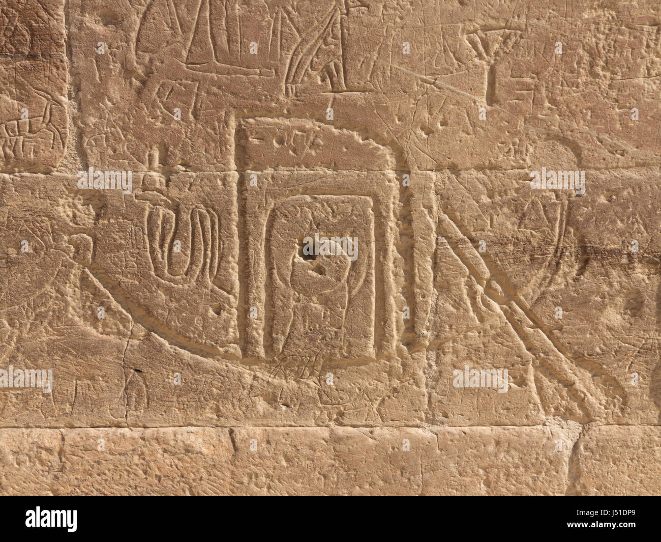 Temple dedicated to Hathor and Nekhbet at El Kab, East Bank of River ...