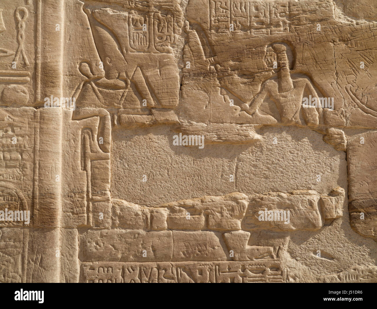 Temple dedicated to Hathor and Nekhbet at El Kab, East Bank of River ...