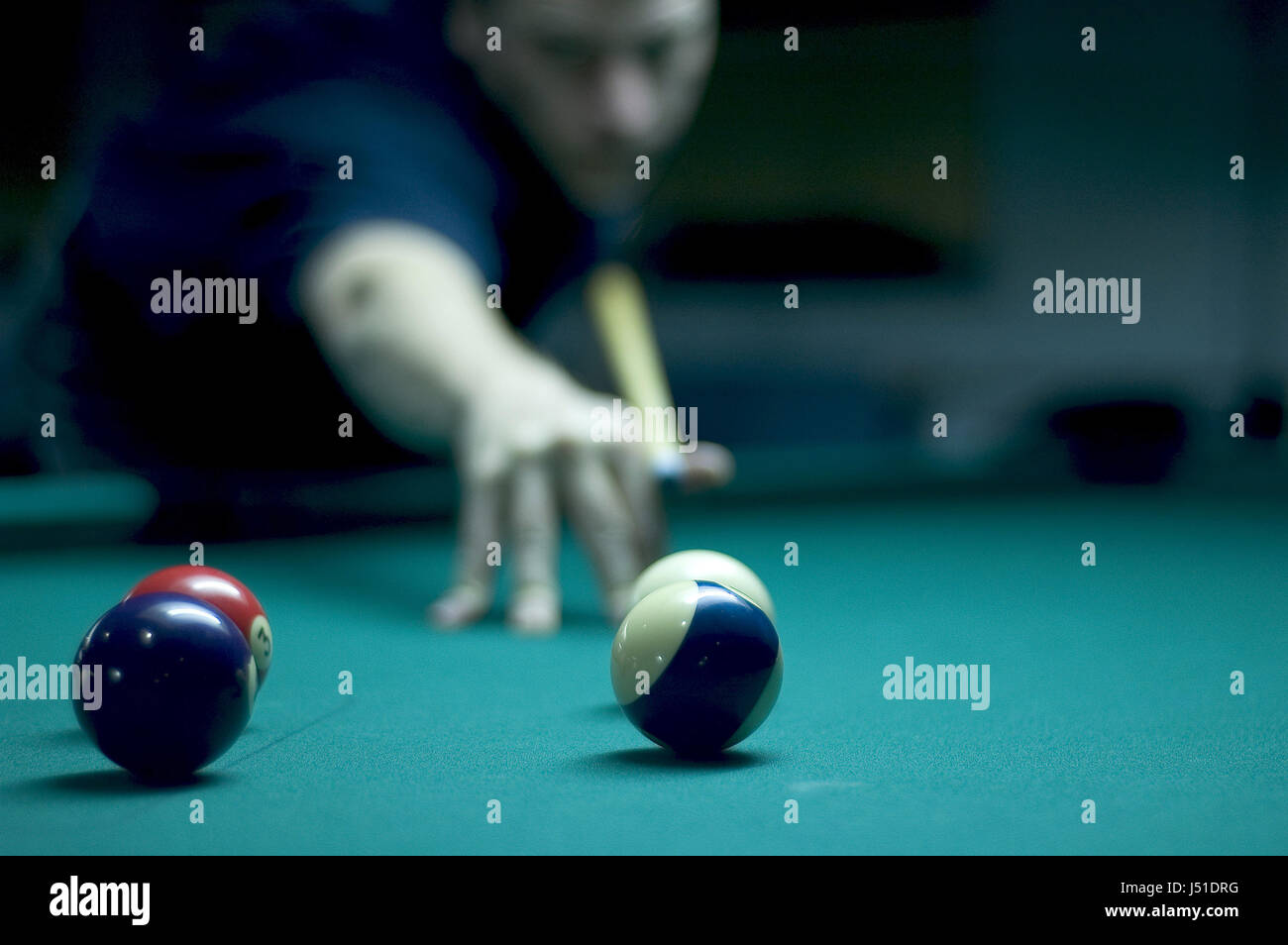 Billiards collision hi-res stock photography and images - Alamy
