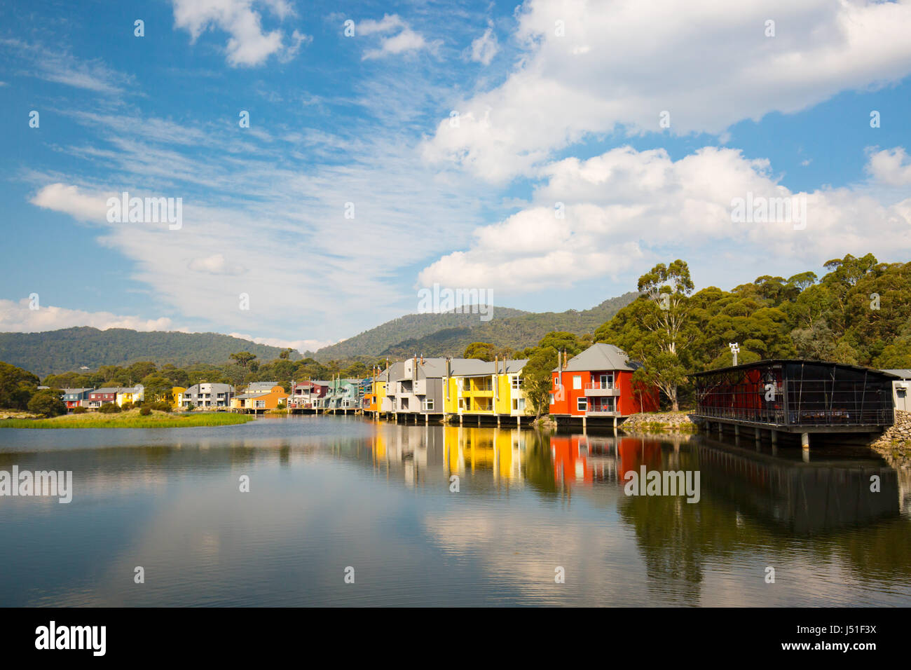 Lake Crackenback Scenery Stock Photo - Alamy