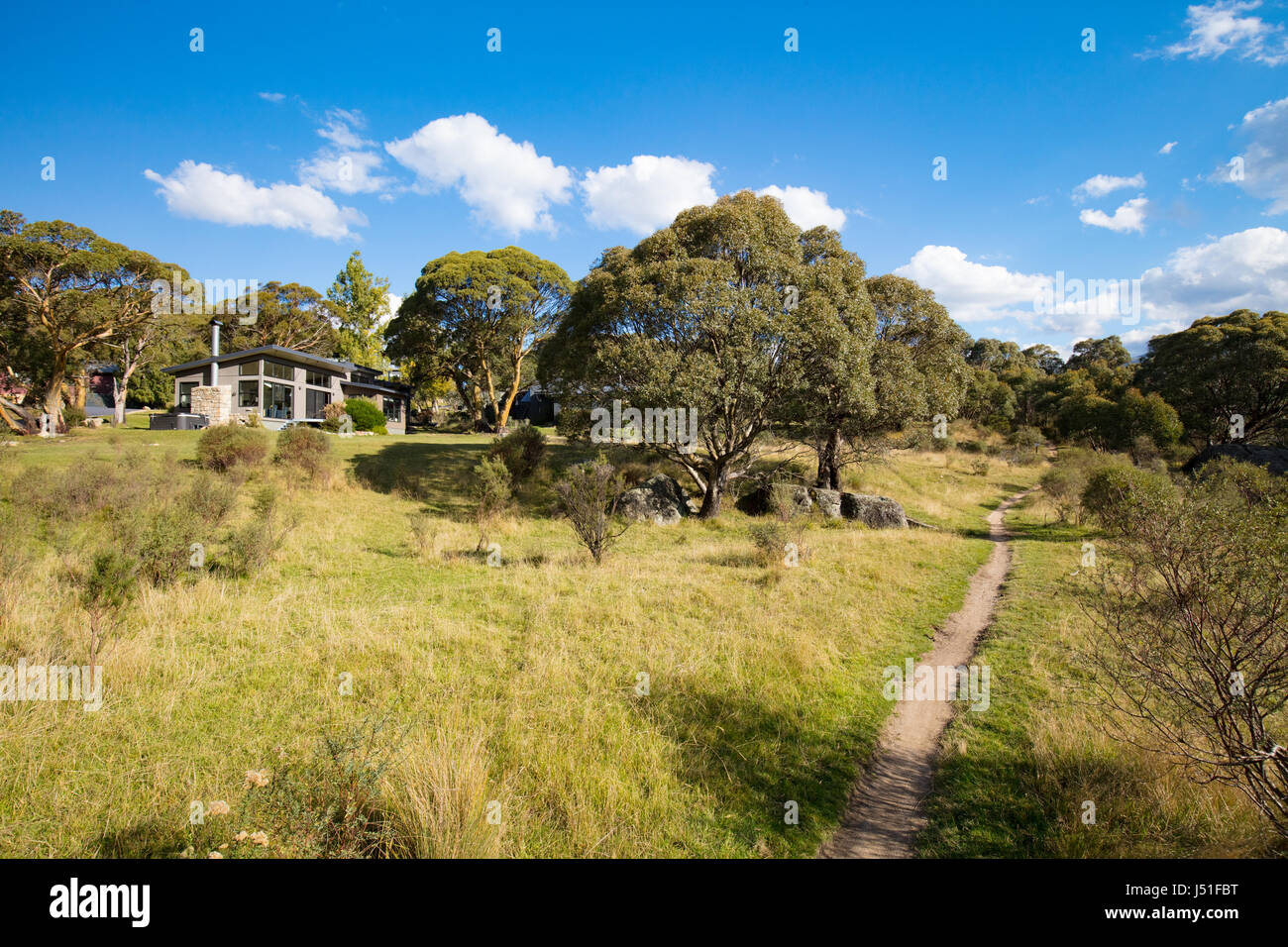 Lake Crackenback Scenery Stock Photo - Alamy