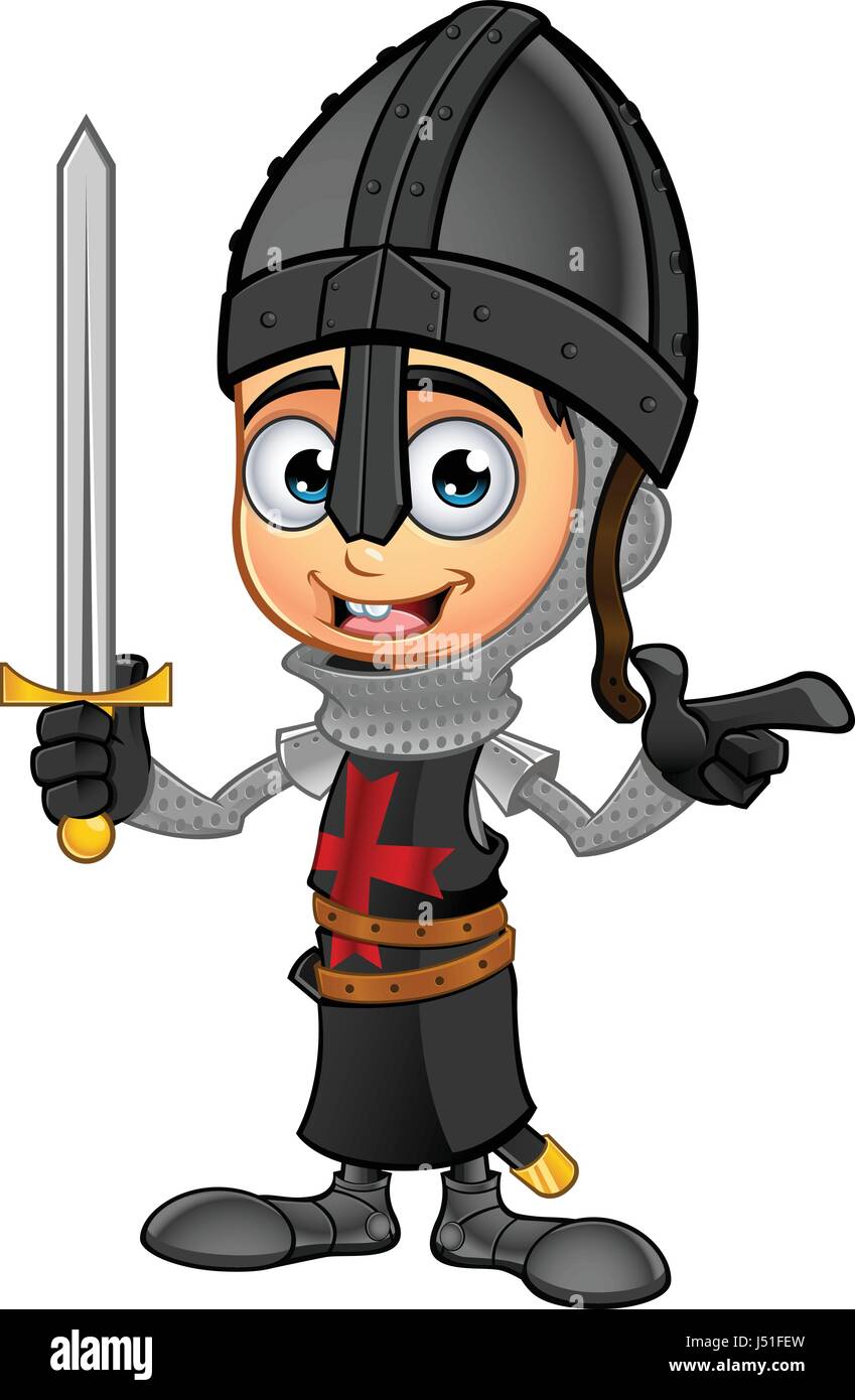 Boy Knight Clip Art