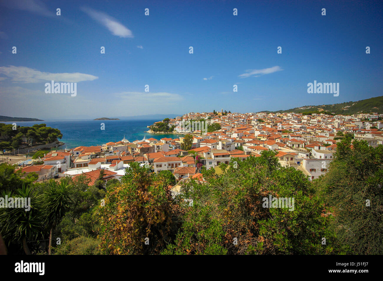 Skiathos village hi-res stock photography and images - Alamy