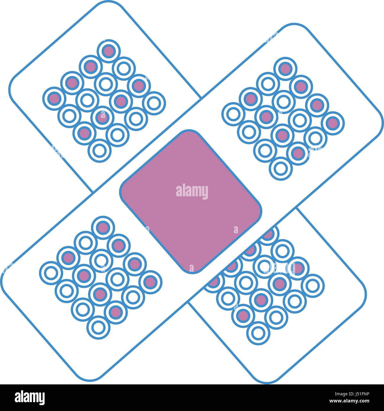 Blue band aid Cut Out Stock Images & Pictures - Alamy