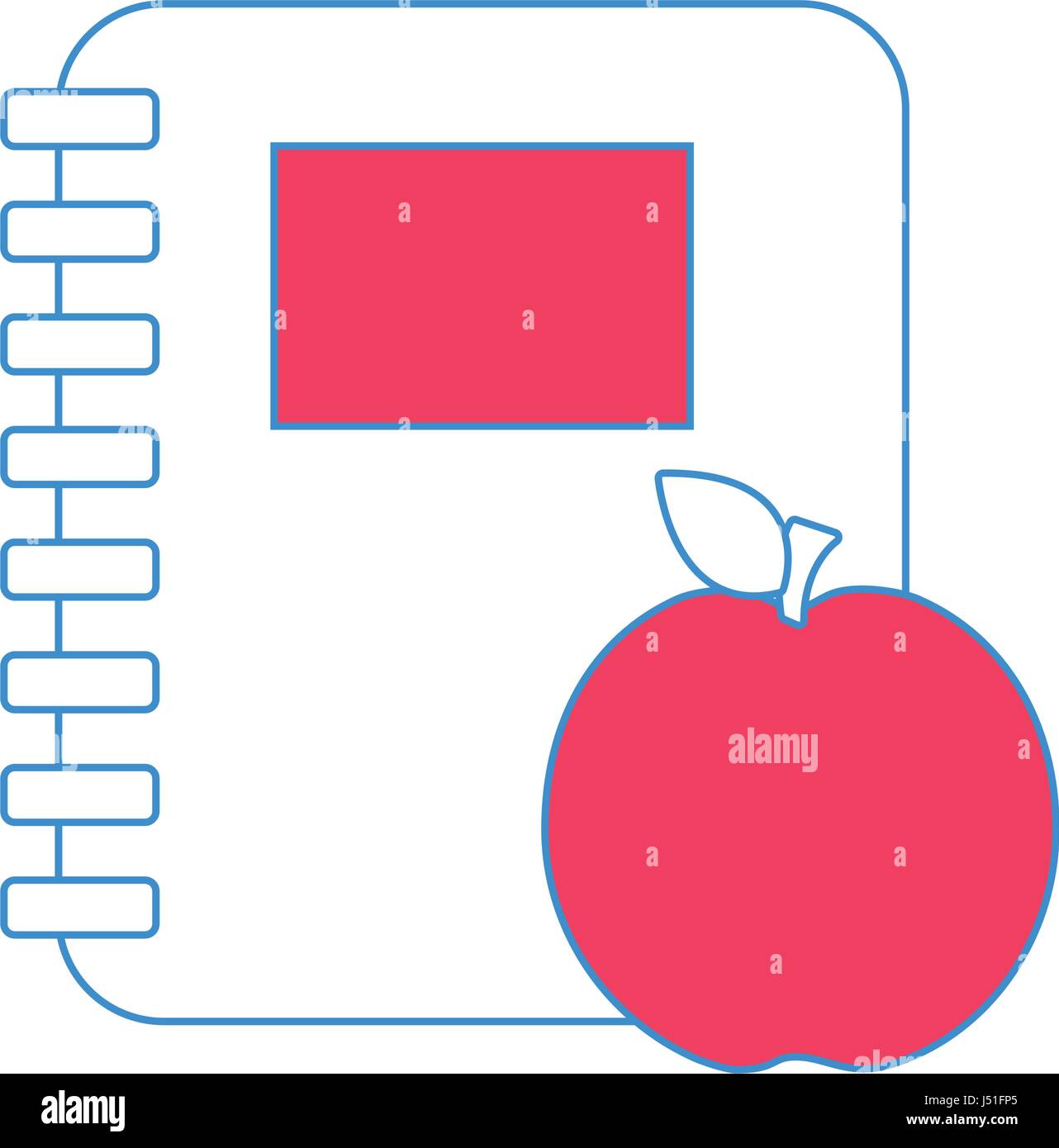 Notebook apple Stock Vector Images - Alamy