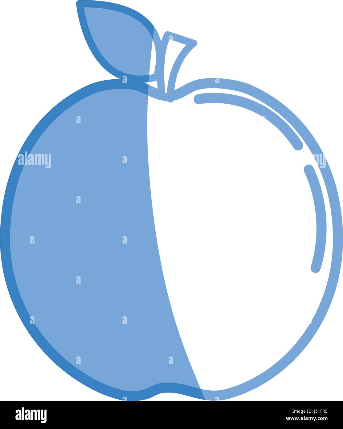 delicious apple fruit taste icon Stock Vector Image & Art - Alamy