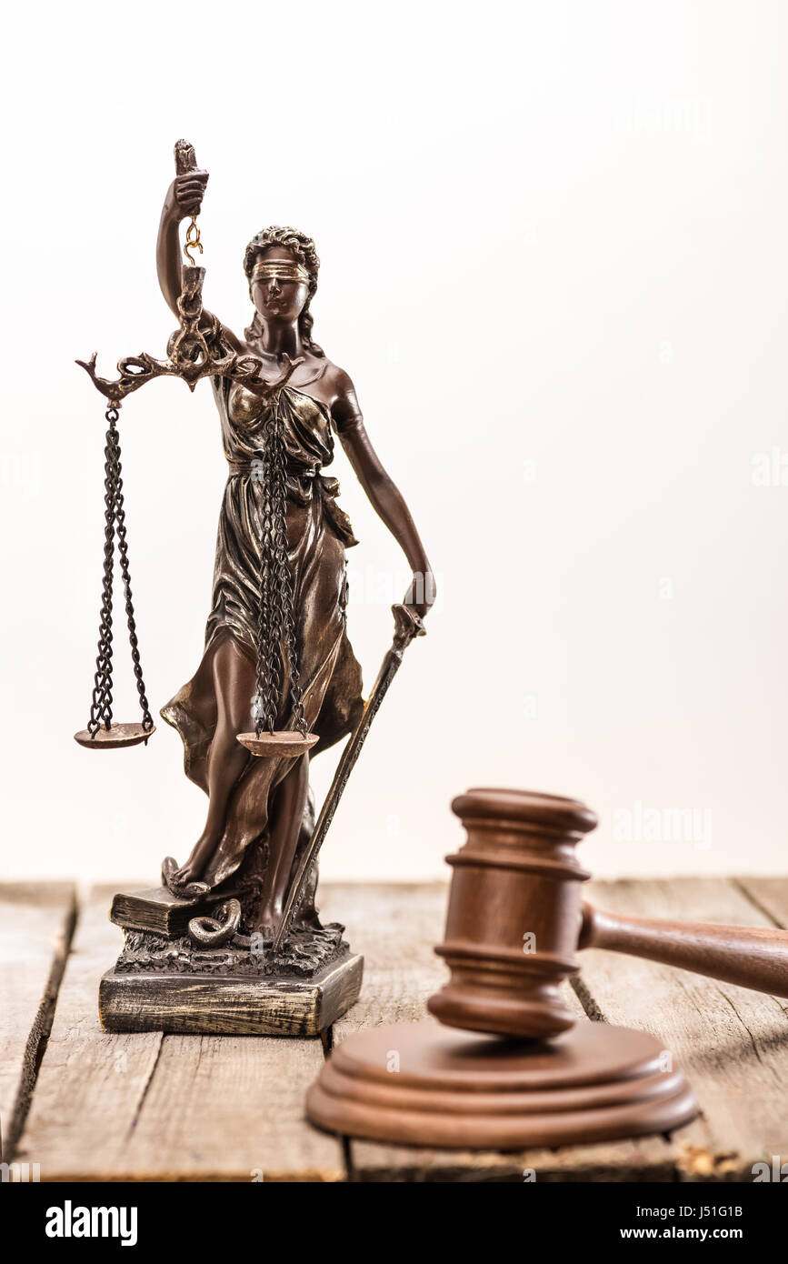 law concept. different objects of lawyer Stock Photo - Alamy