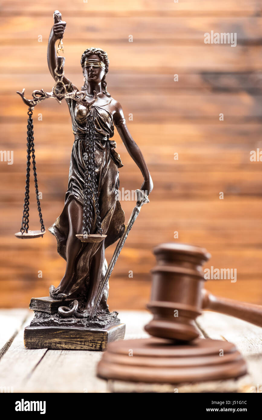 law concept. different objects of lawyer Stock Photo - Alamy